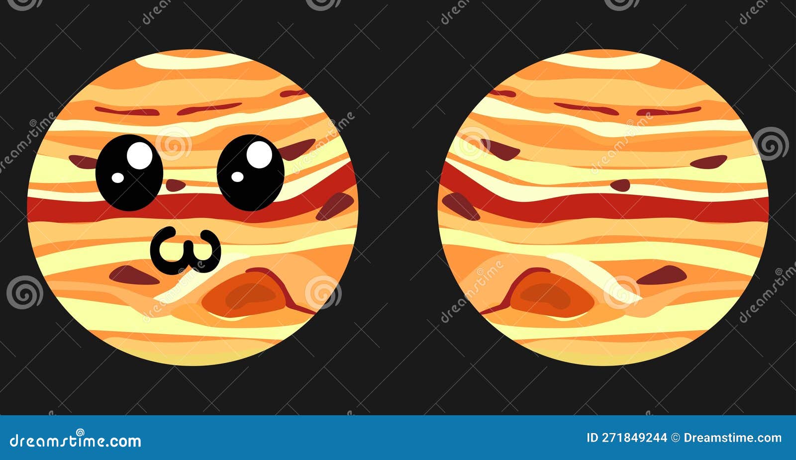 Kawaii Planets Jupiter