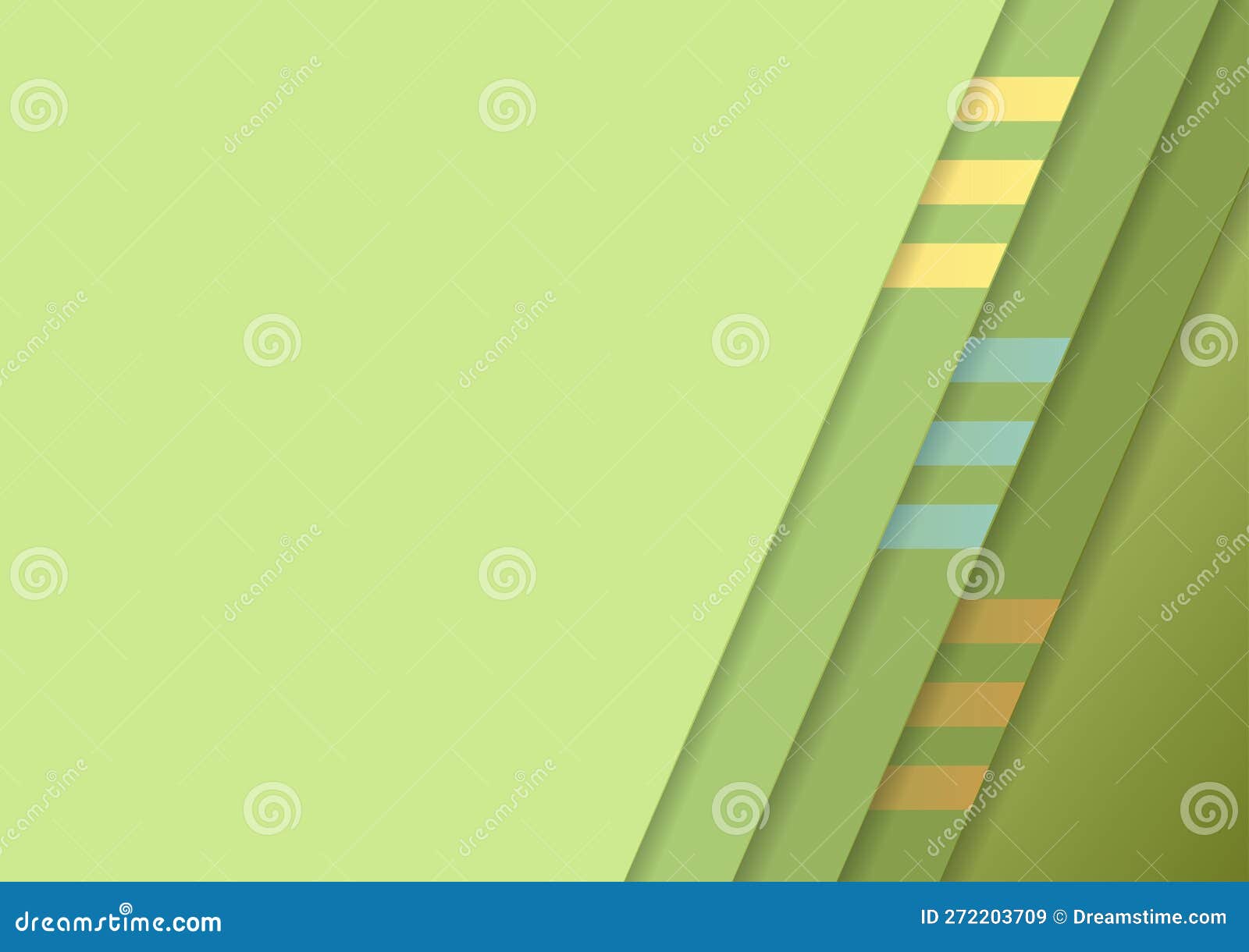 Green Paper Tech Presentation Background Design Stock Vector ...