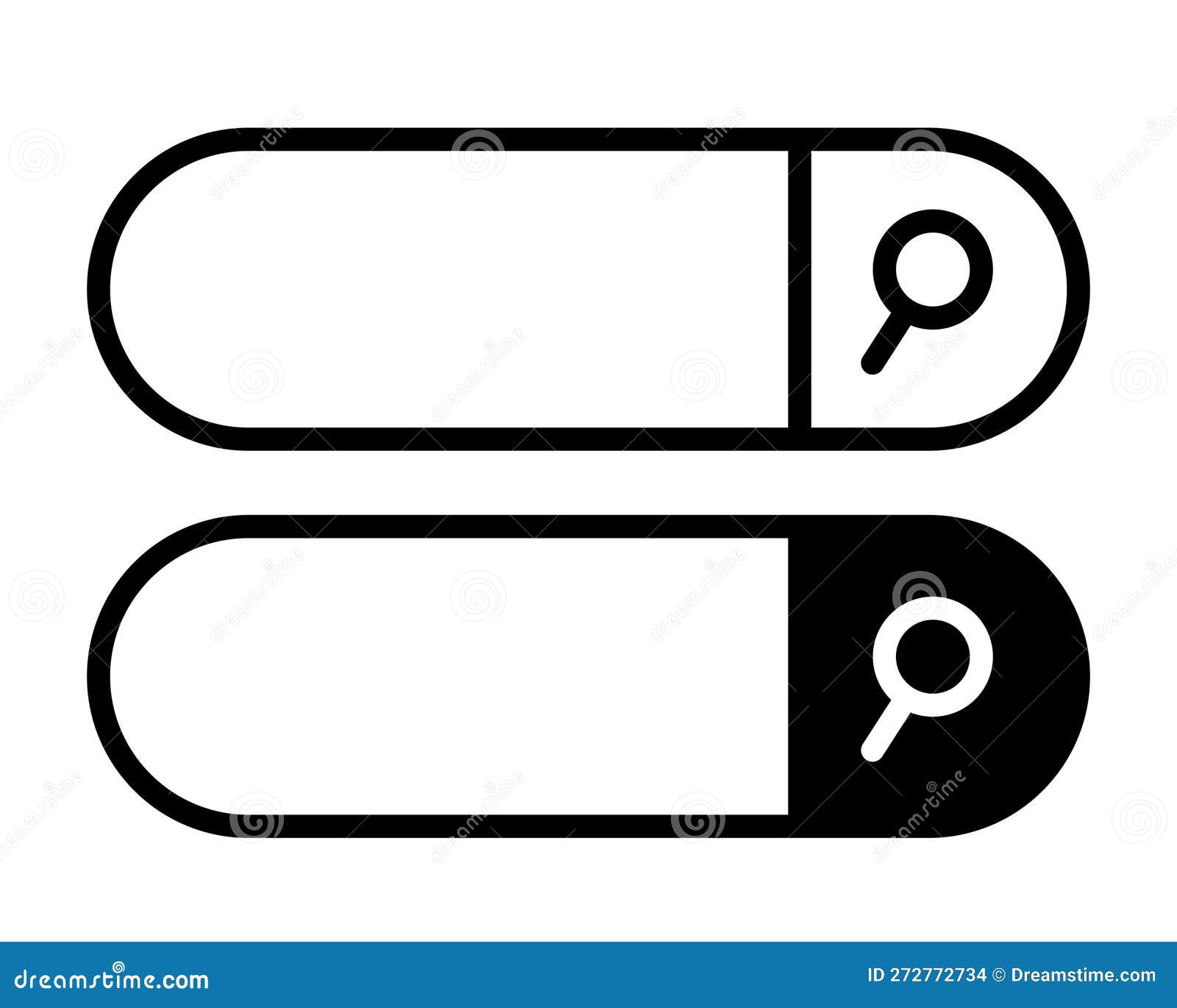 Search Bar. Search Line or Field. Vector Element for Web Design Stock ...