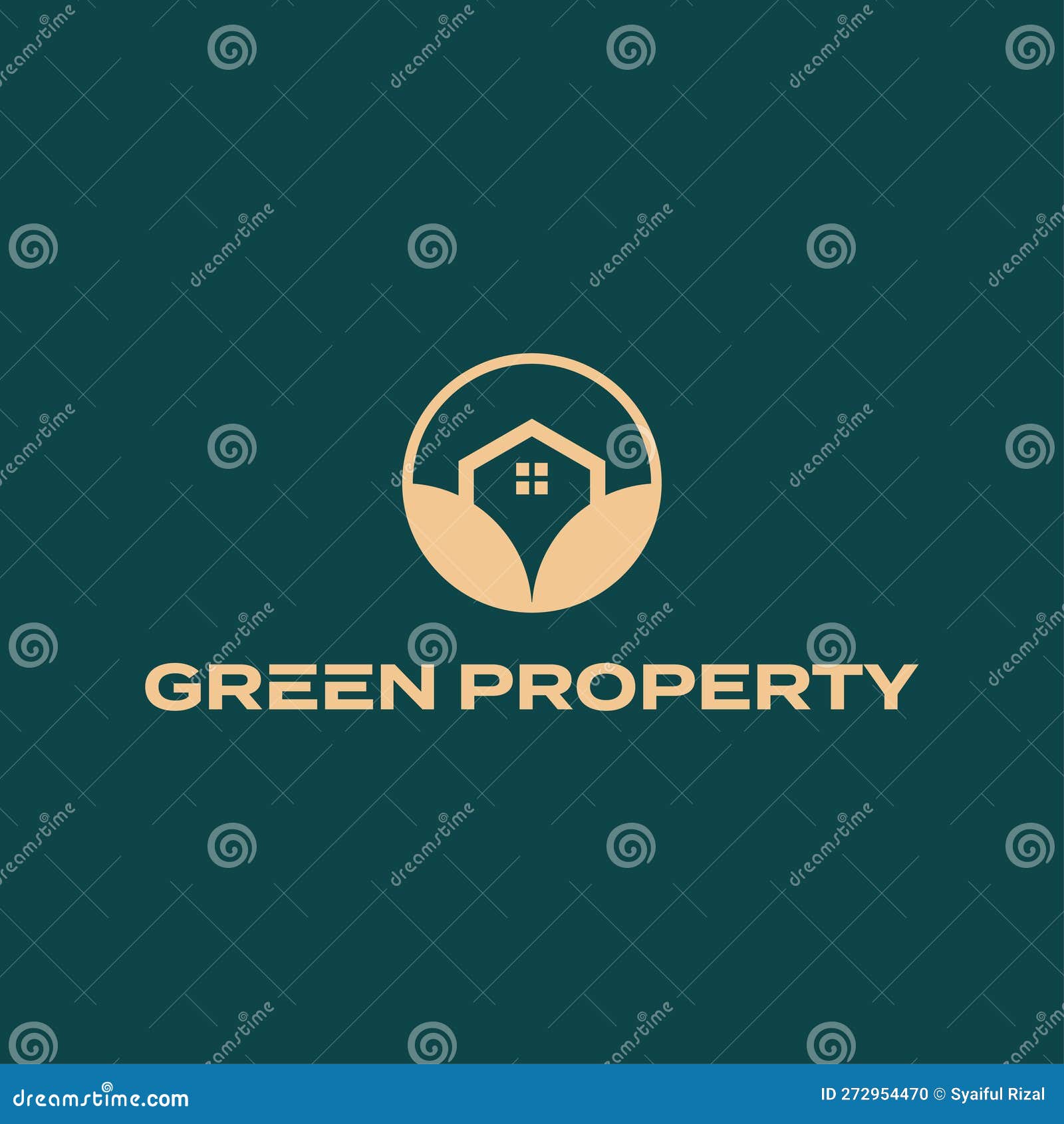 Green Property Logo stock illustration. Illustration of architecture ...