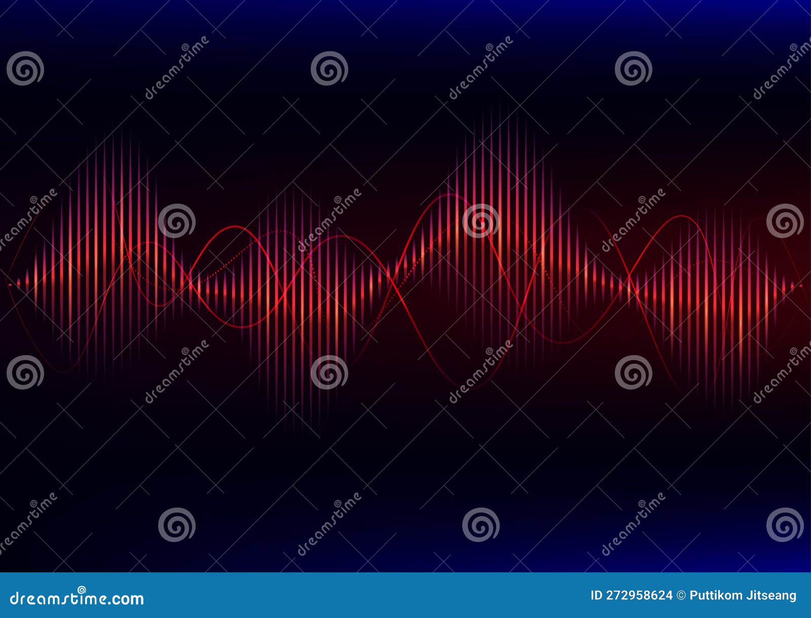 Sound Wave Digital Effect Vector Design Stock Vector - Illustration of ...