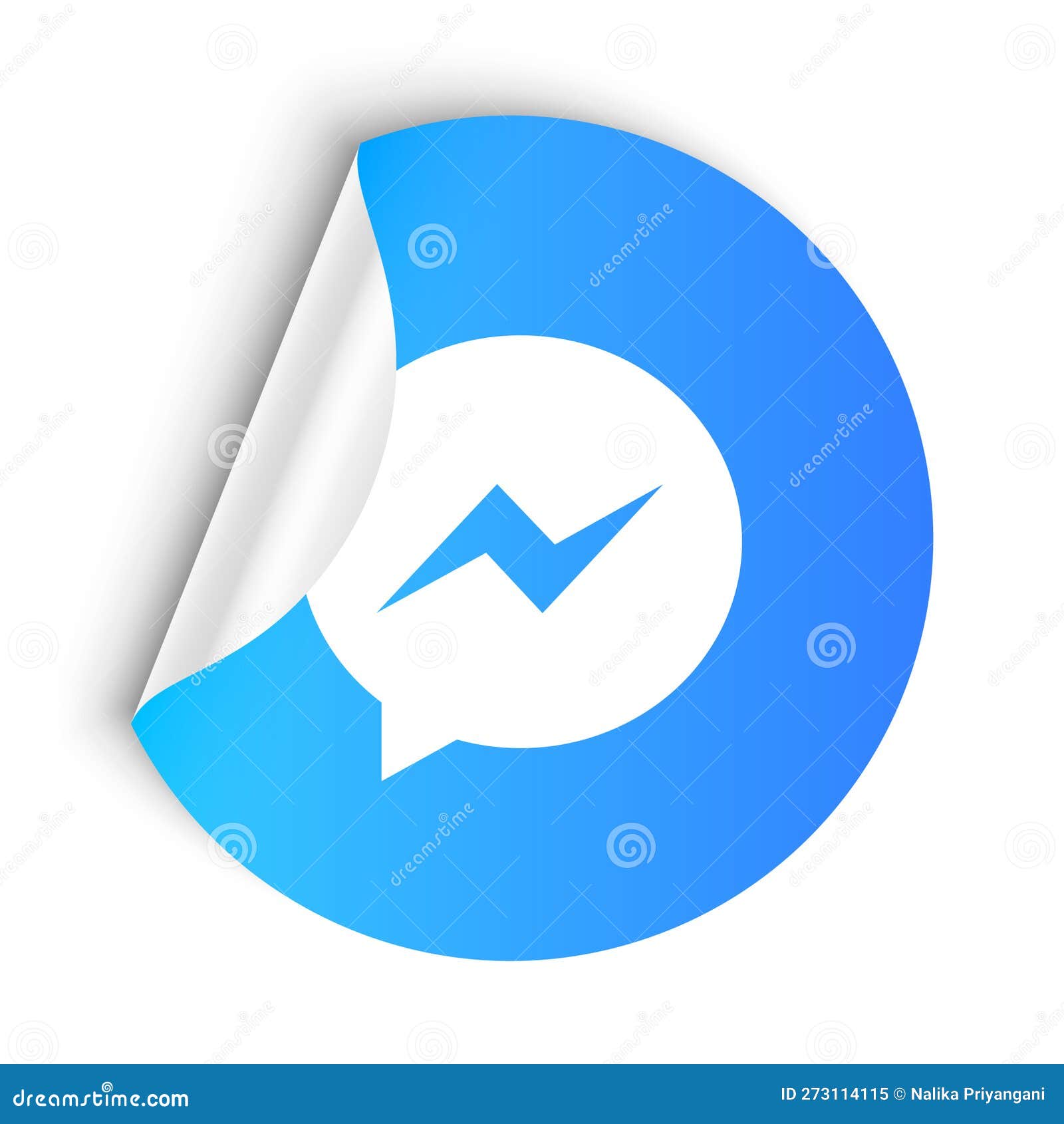 Facebook Messenger Logo editorial image. Illustration of facebook ...