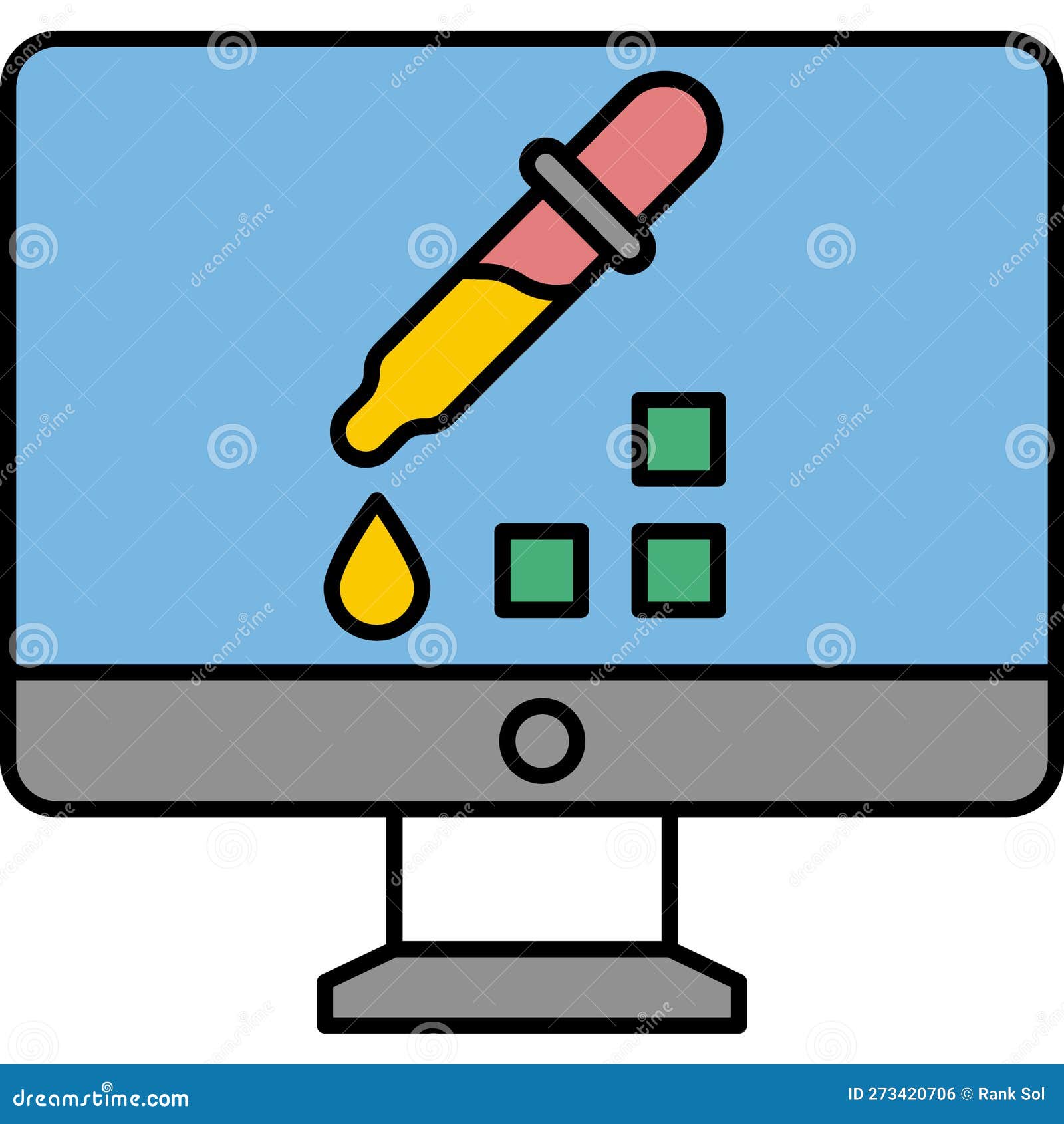 Color Picker Which Can Easily Edit or Modify Stock Vector ...