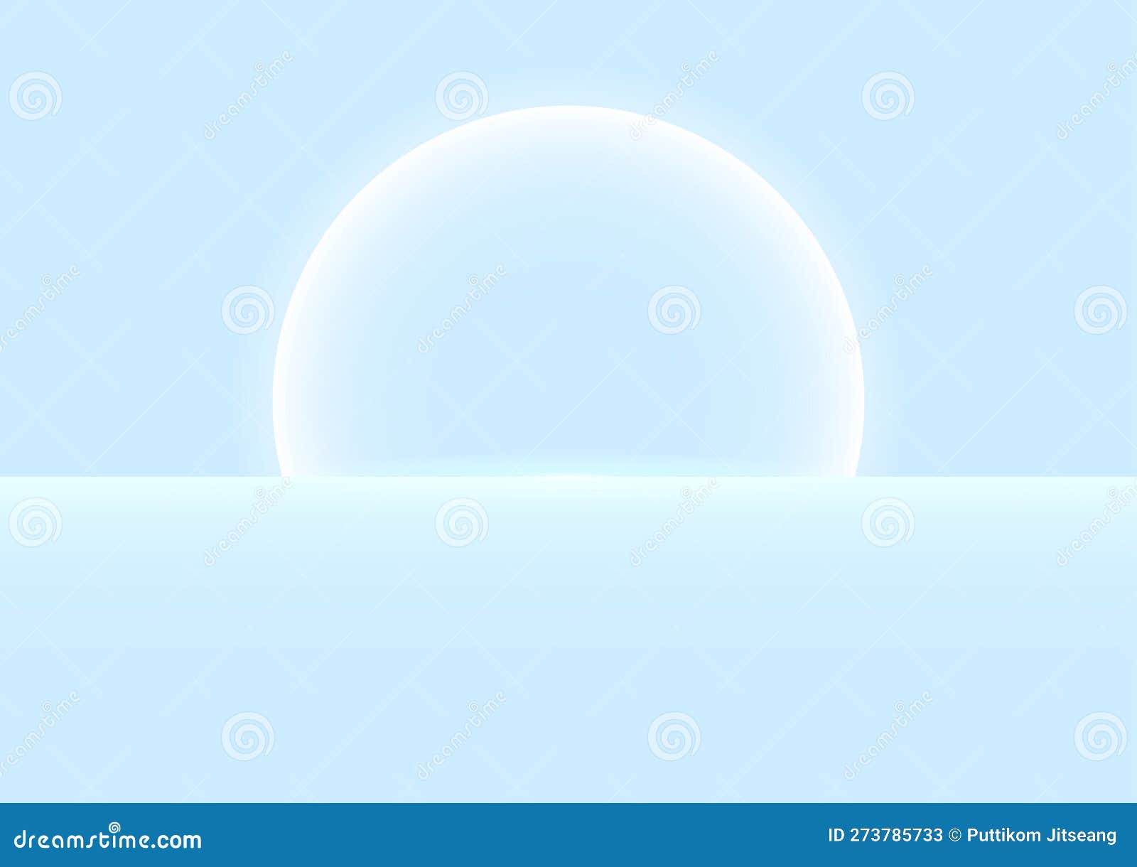 Light Blue Round Abstract Background Stock Vector - Illustration of ...