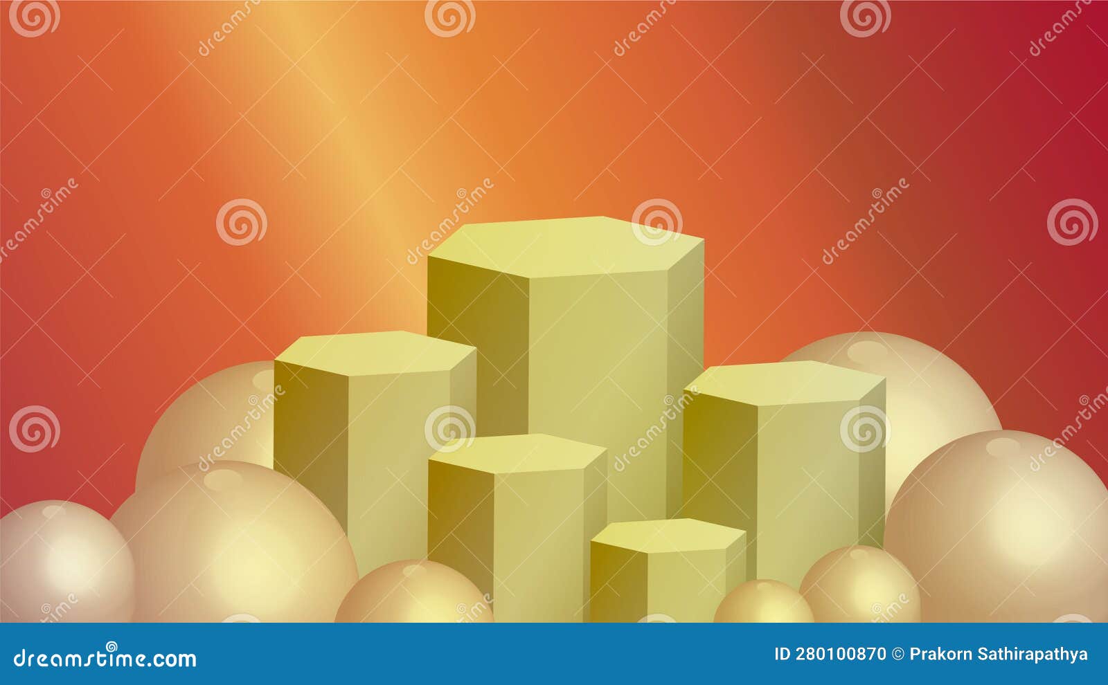 3D Stand Polygons Vector Exhibition. Abstract Modern Minimal Showroom ...