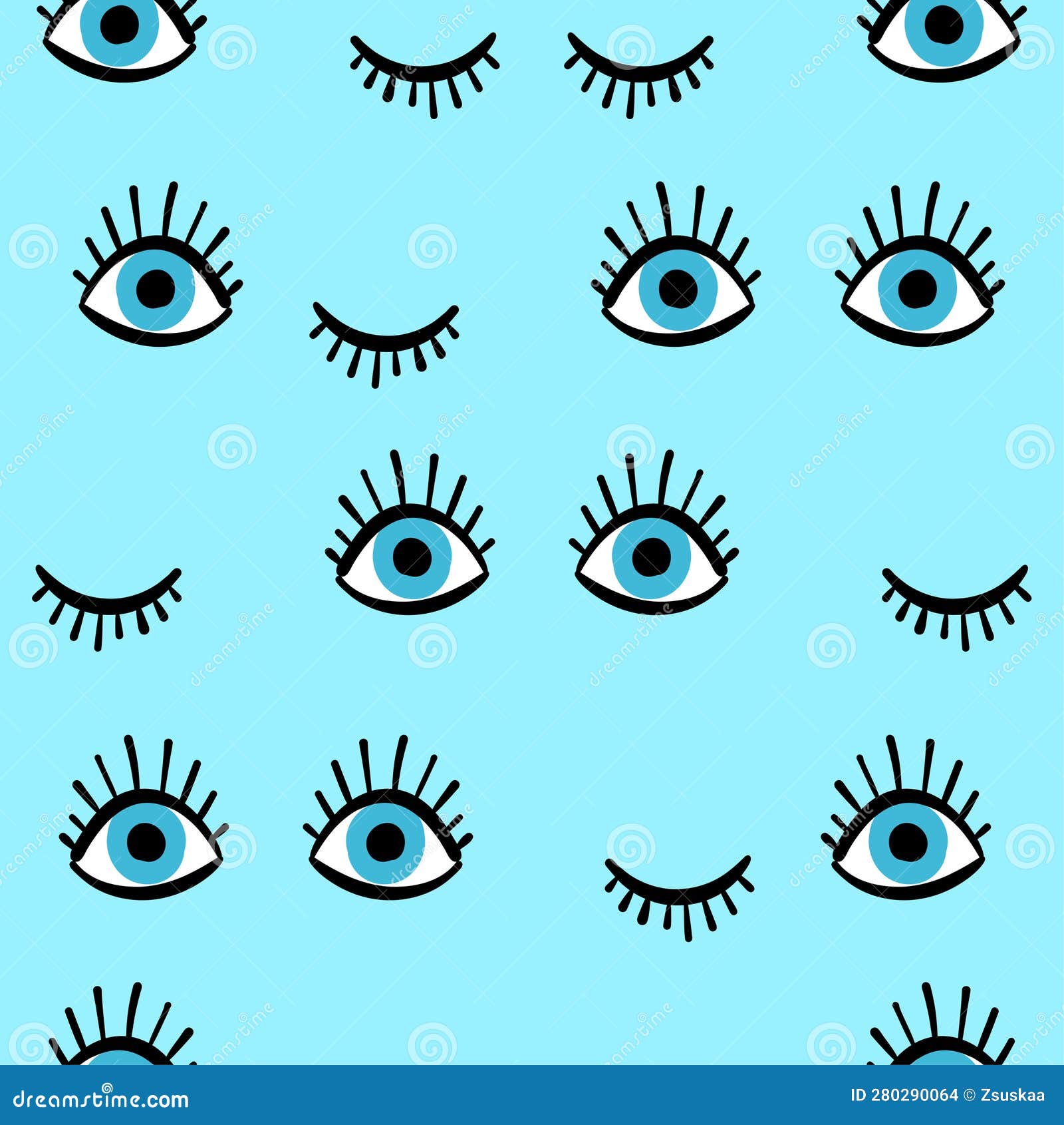 Doodle Eyes Hand Drawn Set. Mystic Symbols Boho Collection. Evil Eye ...