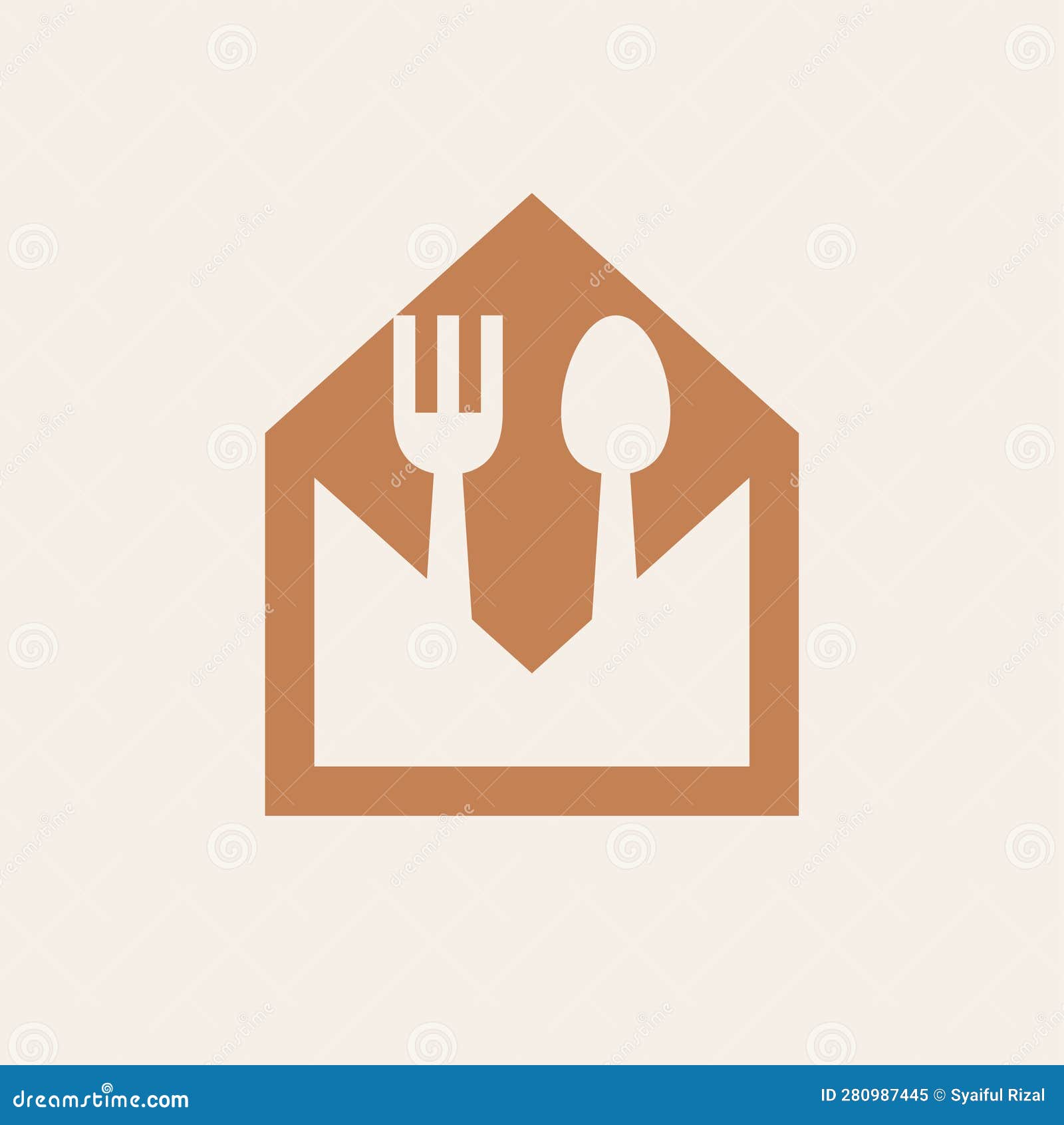 Dinner Message Logo stock illustration. Illustration of restaurant ...
