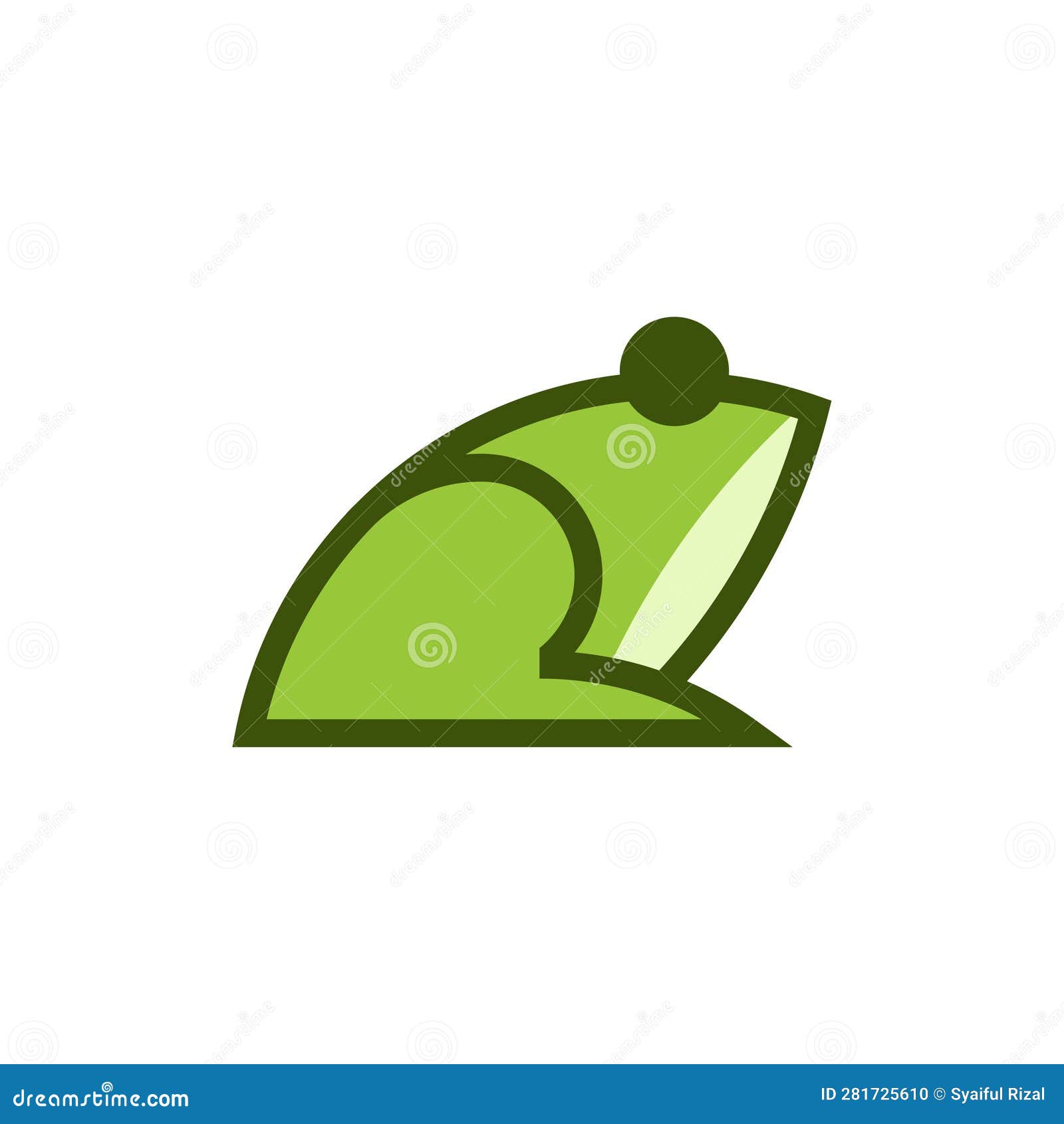 Simple Frog Logo stock illustration. Illustration of line - 281725610