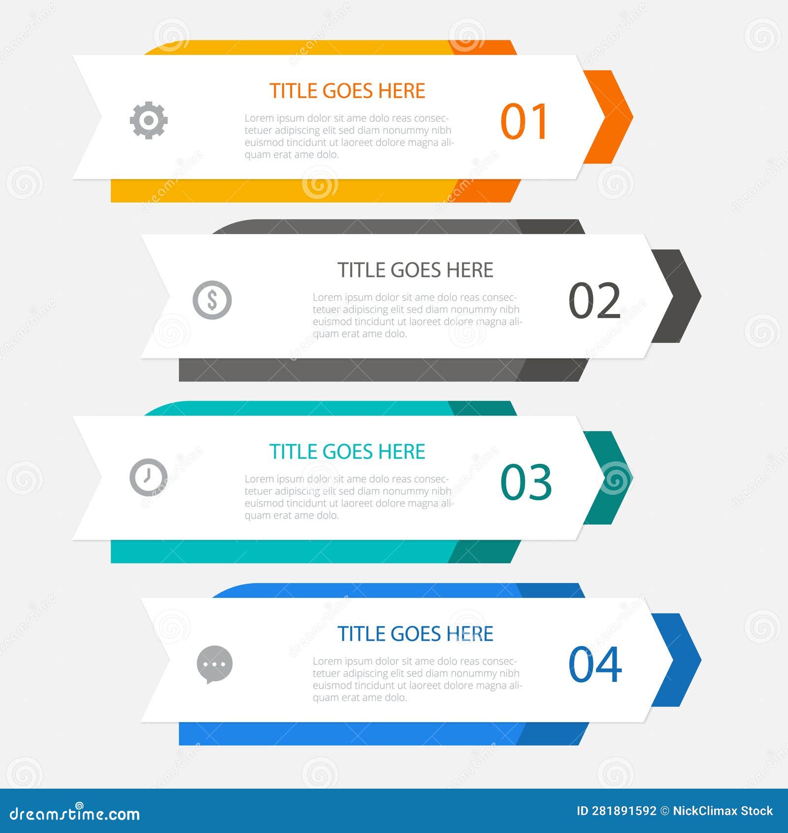Timeline Infographics Vector Design and Marketing Icons for Workflow ...