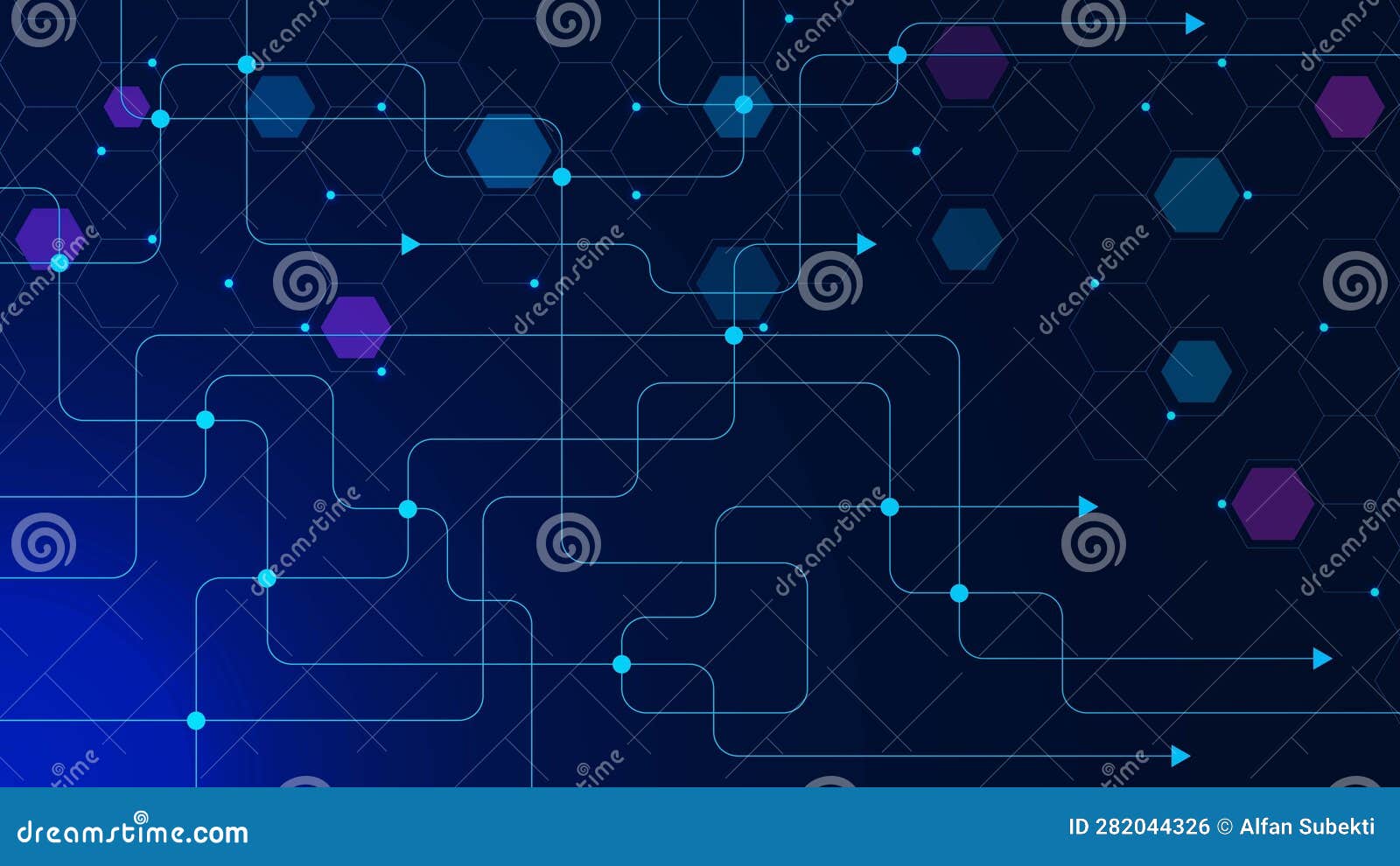 Global Communication Technology with Connect Lines and Dots. Stock ...