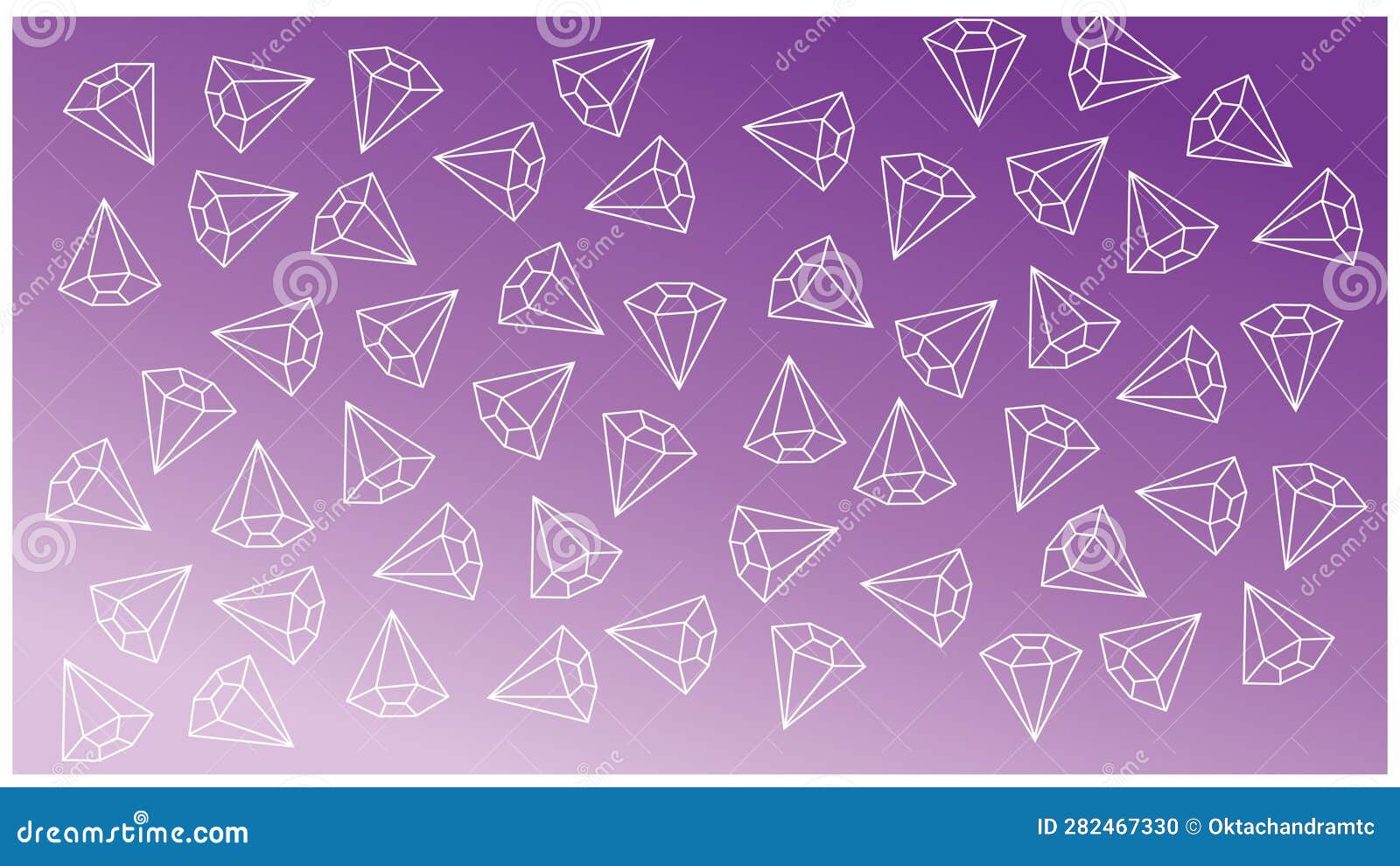 Purple Gradient Background with a Regular Pattern of Diamonds. Stock ...