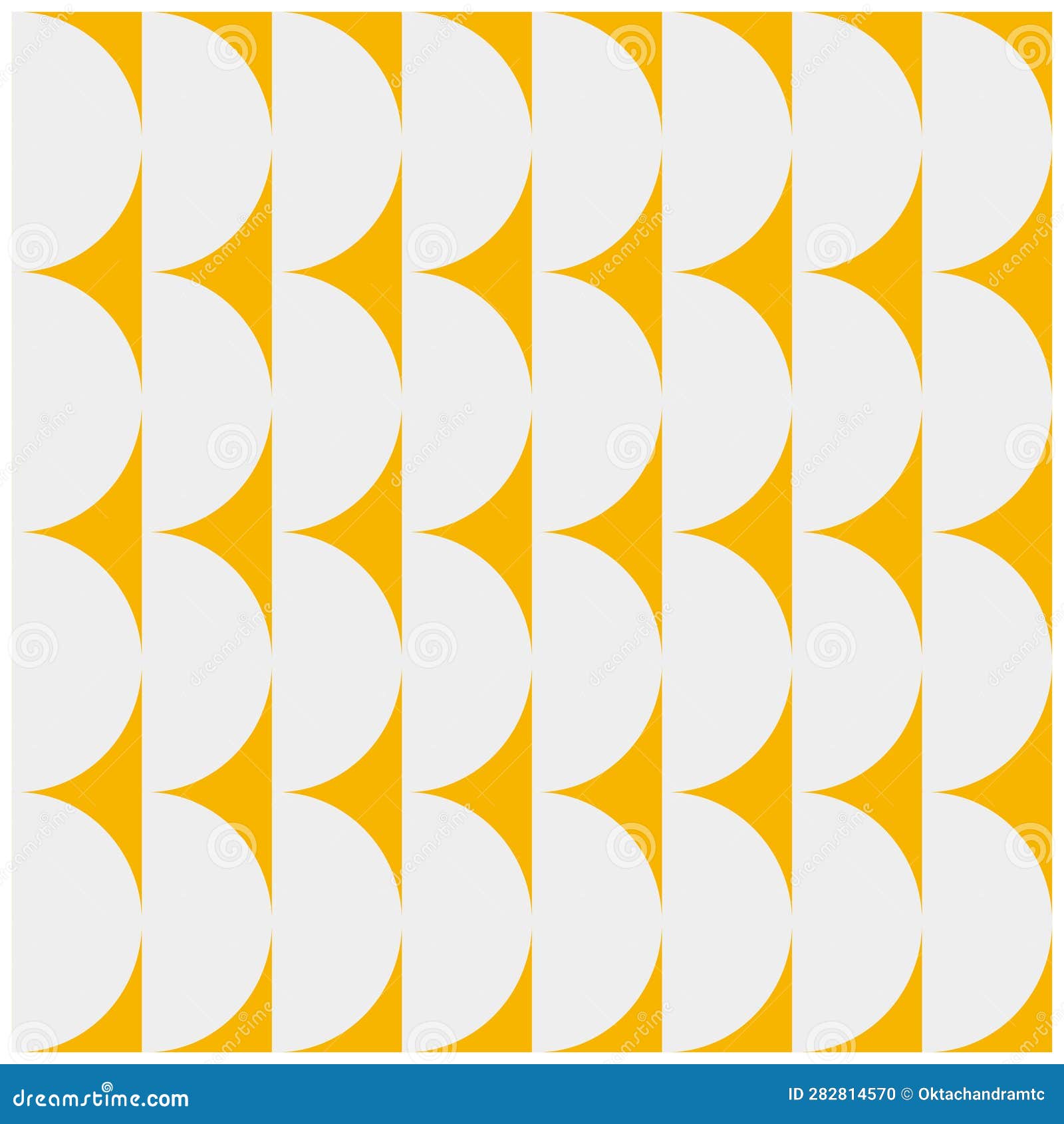 White Background Illustration Design with a Regular Semi-circle Pattern ...