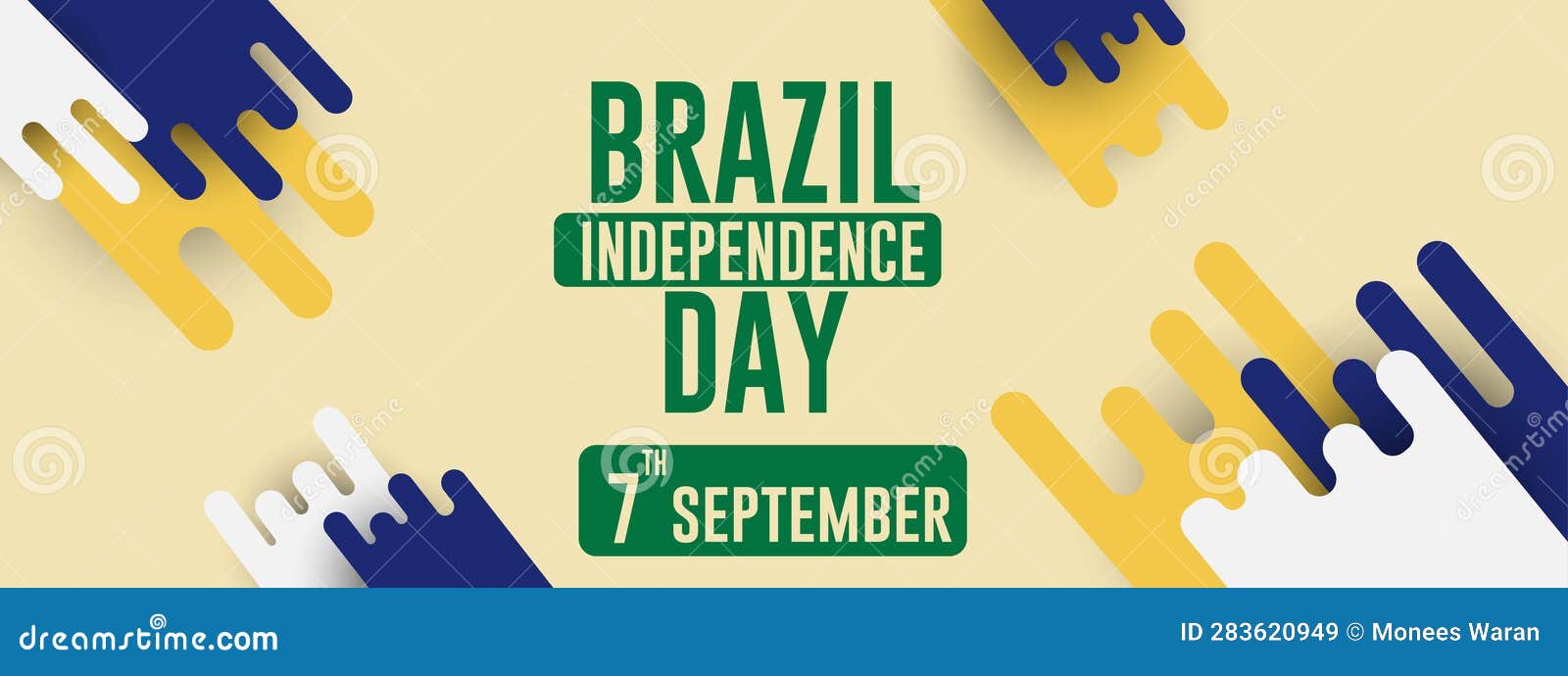 Brazil Independence Day September 7 National Holiday Concept ...