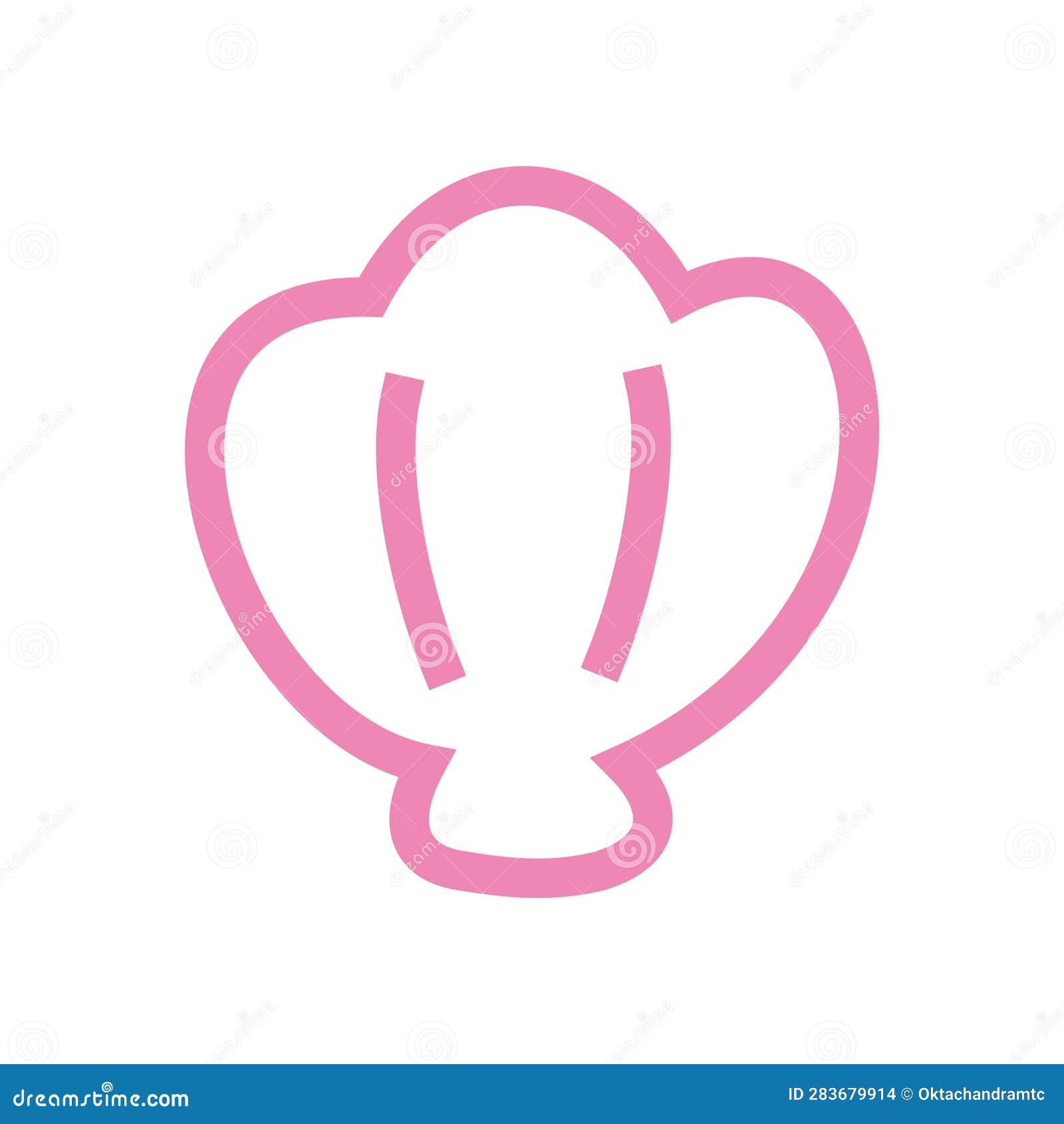 Cute Decorative Icon Illustration Design Graphic Flat Style Pink Color ...
