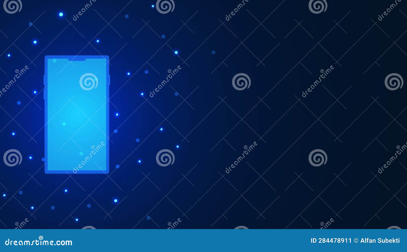 Abstract Futuristic Smartphone Mobile Touch Screen. Stock Vector ...