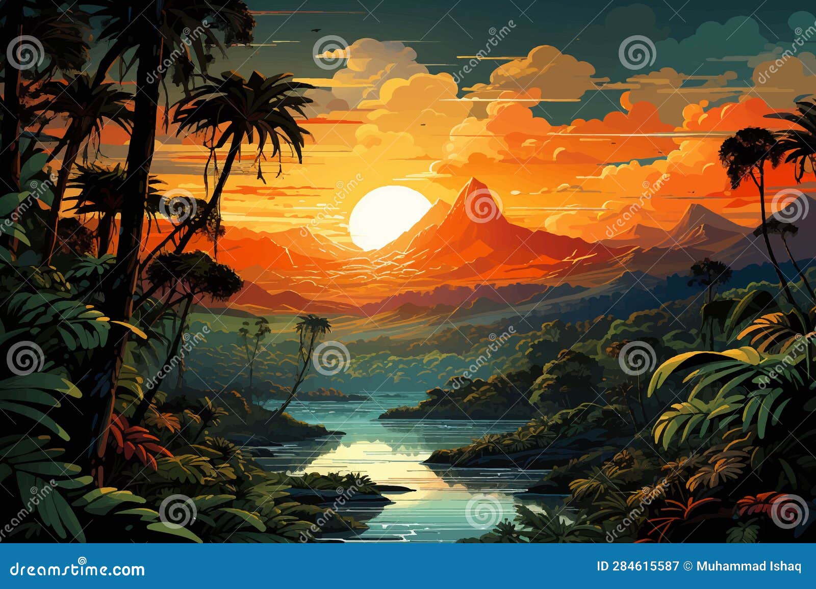 Daybreak Morning Star Stock Illustration | CartoonDealer.com #307620613
