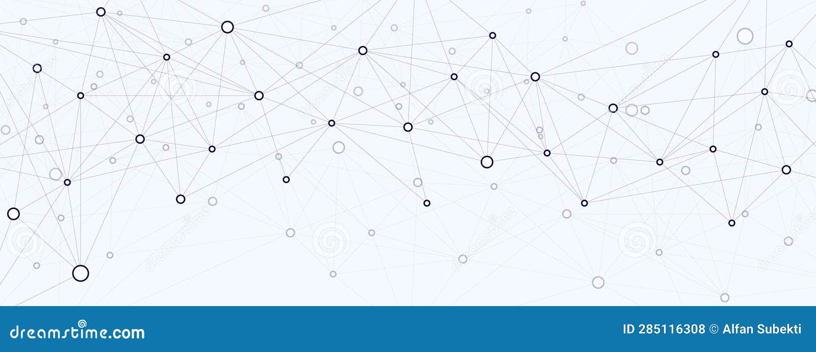 Connecting Lines and Dots Background Design. Stock Vector ...