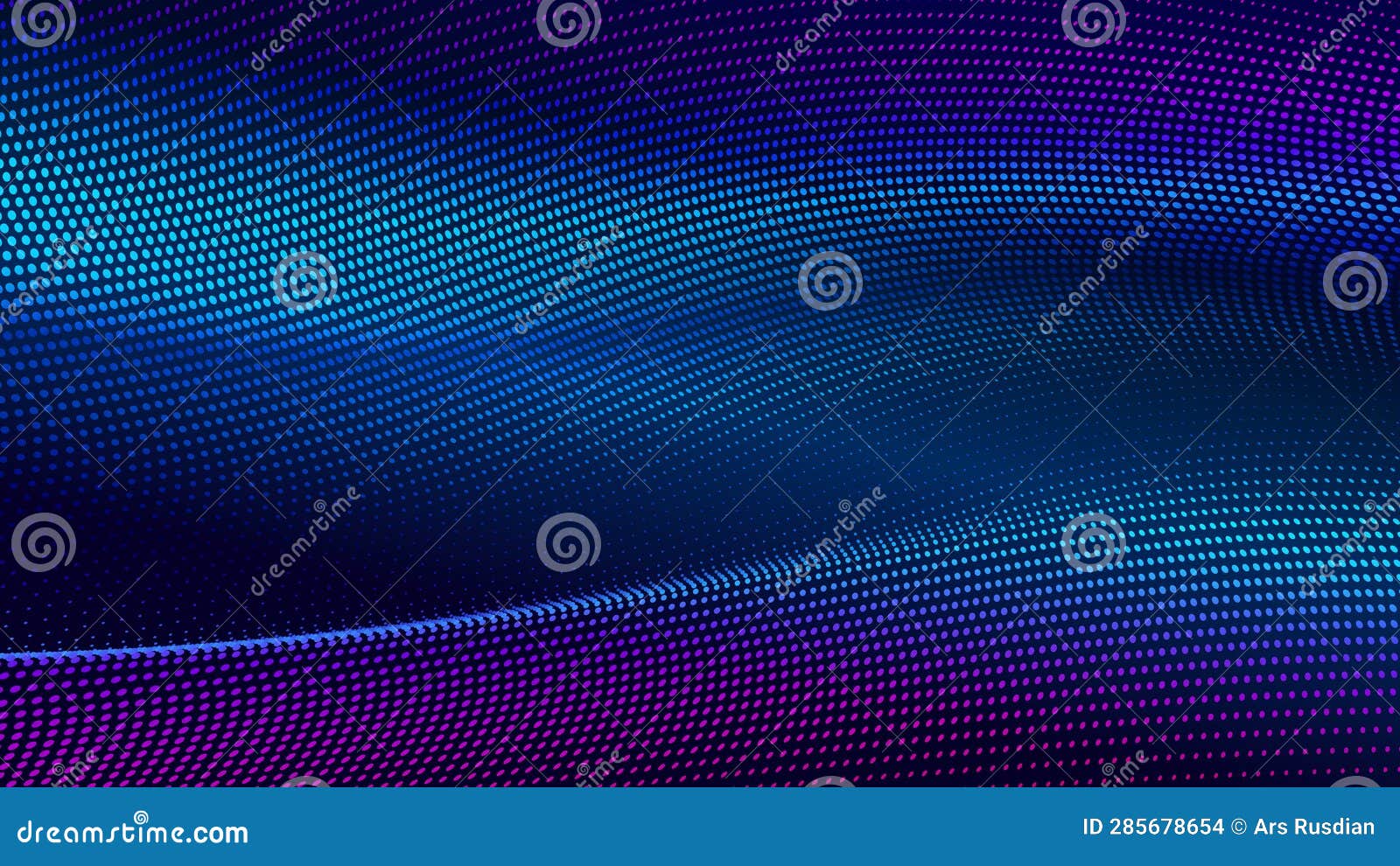 Dynamic Wave Dots Background Stock Vector - Illustration of aqua ...