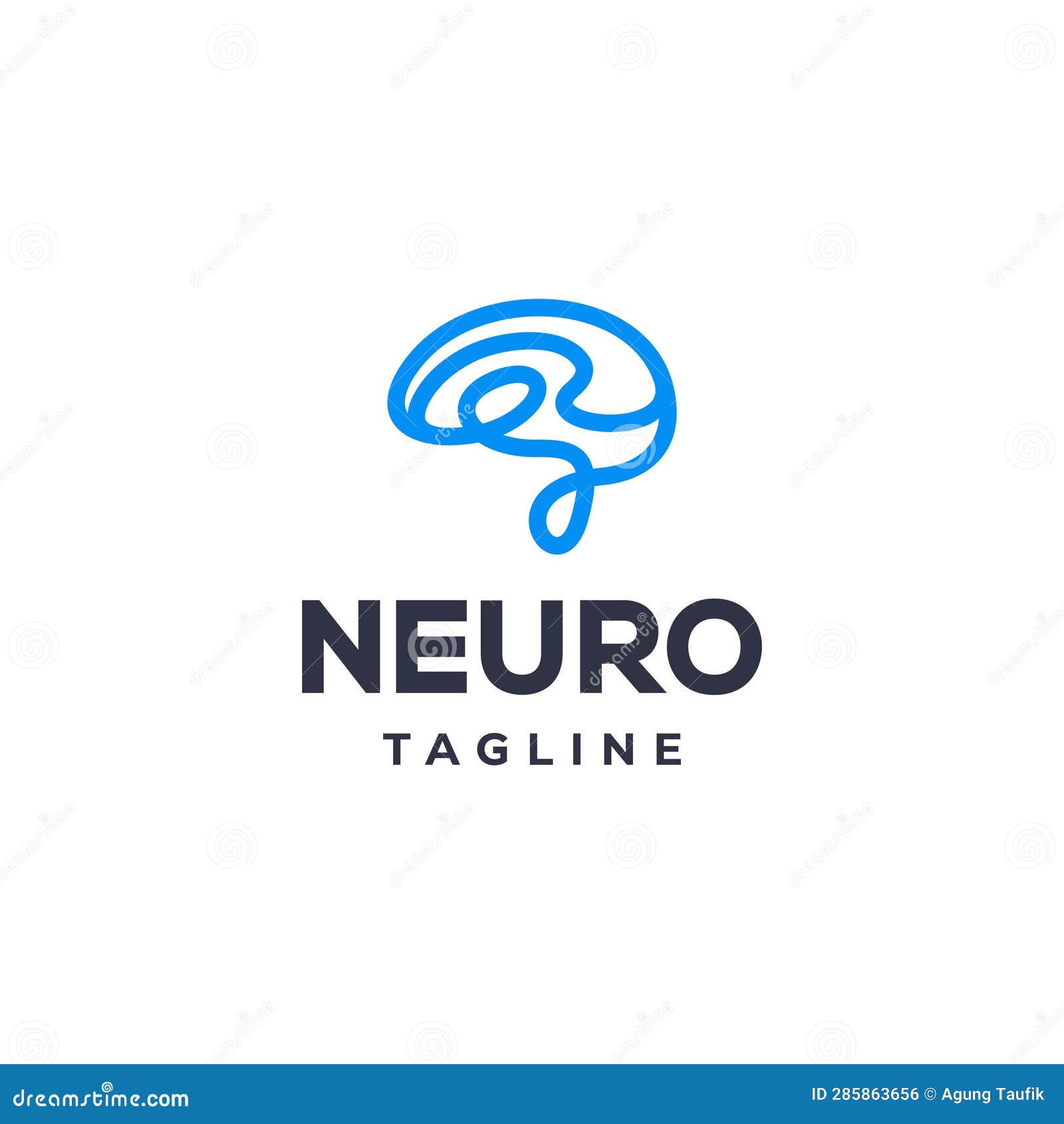 Brain Neurons Logo Design, Vector and Illustration Stock Vector ...