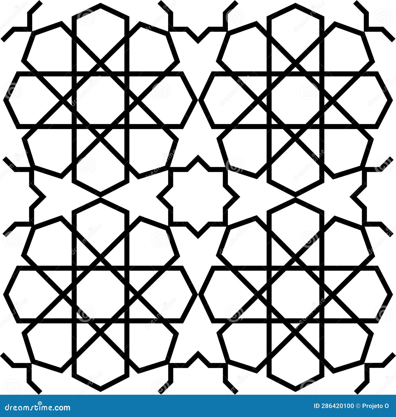 Islamic Decorations ,Islamic Pattern Stock Vector - Illustration of ...