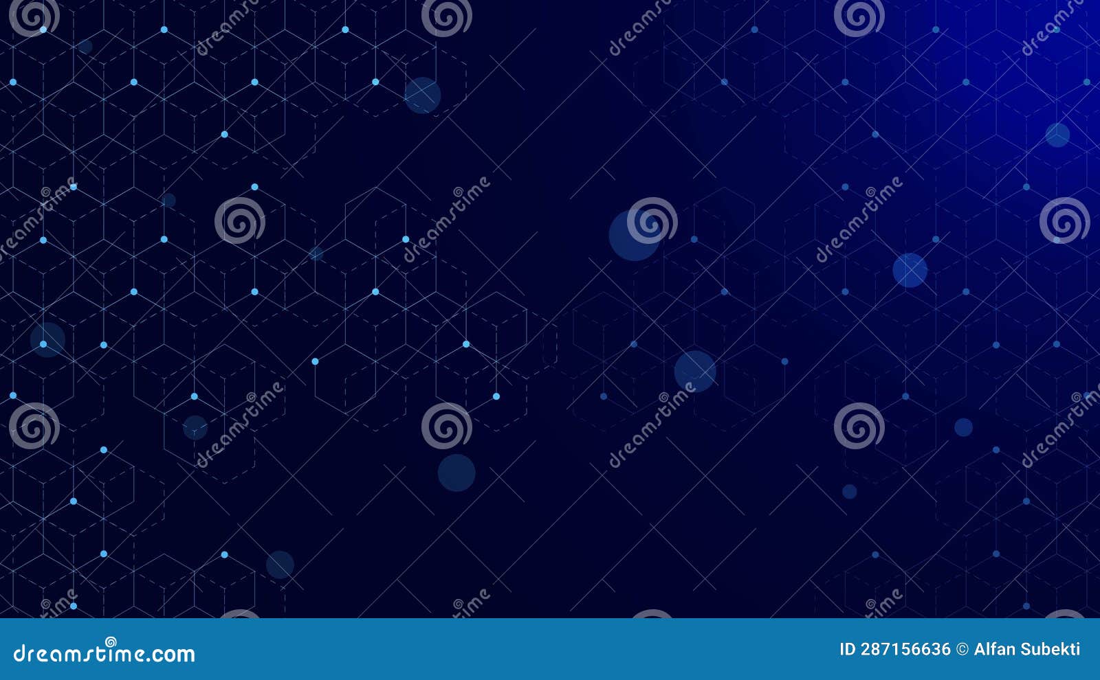 Abstract Molecular Structure Concept with Hexagon Pattern. Stock ...