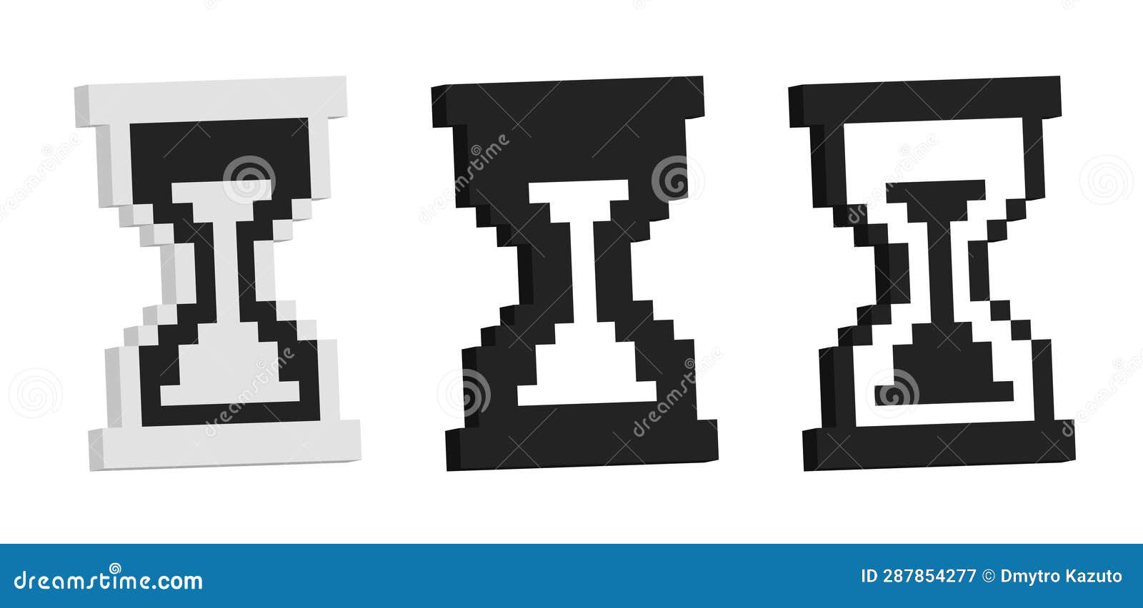 Hourglass Mouse Cursor. Loading, Waiting Icon. Vector Clipart ...