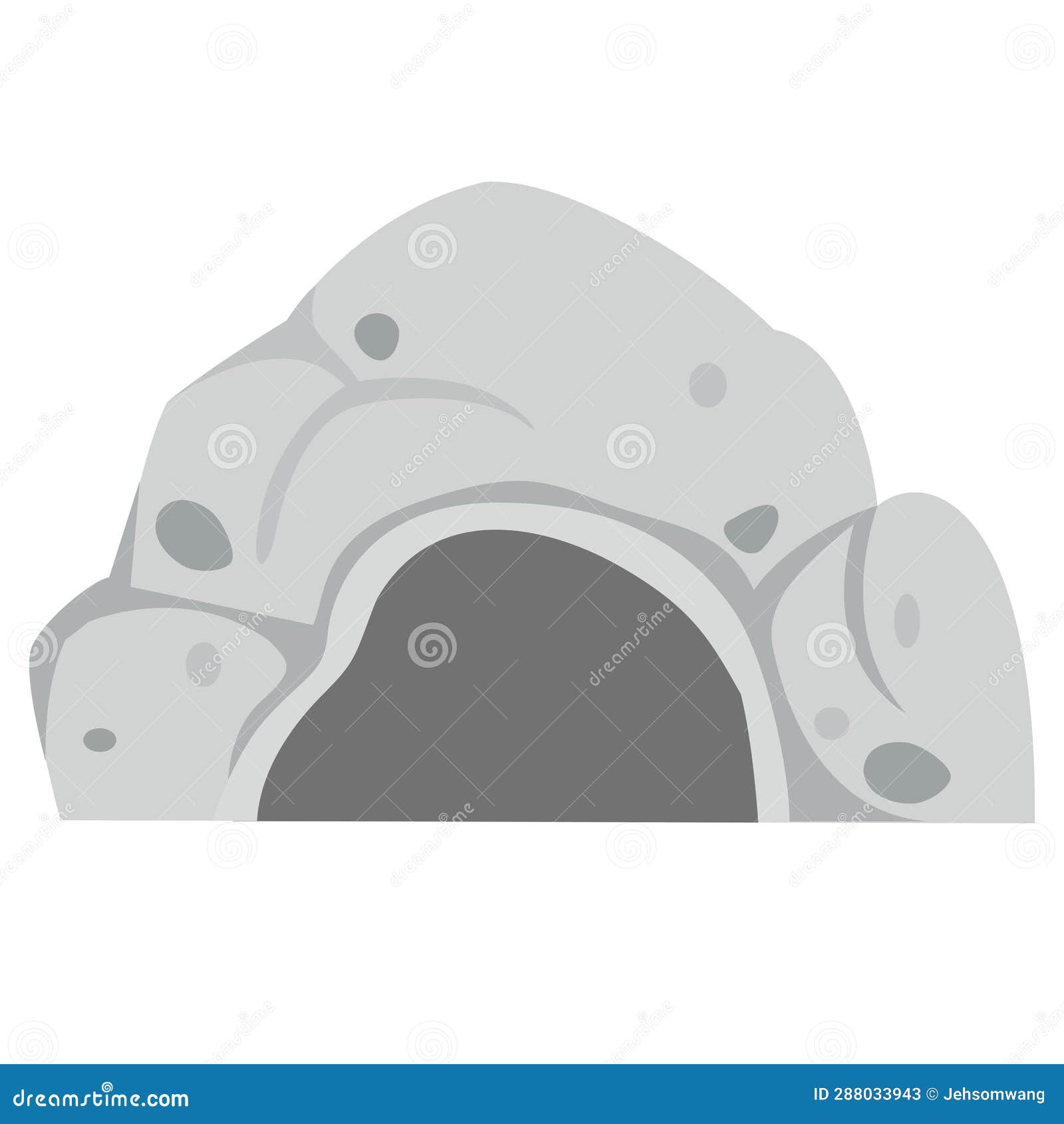 Cave stone stock vector. Illustration of drawing, cave - 288033943