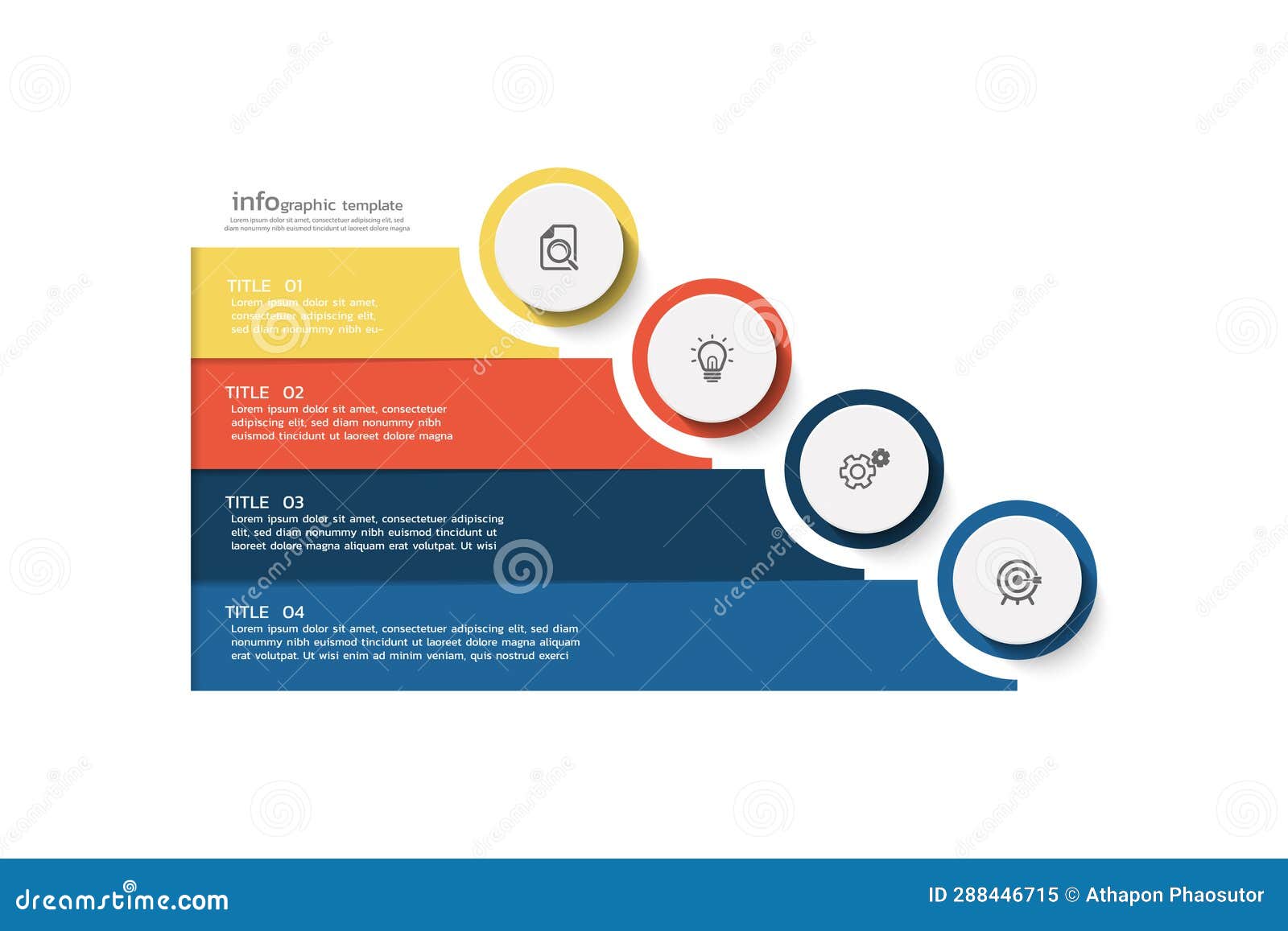 Vector Business Infographic Background Design Template Stock Vector ...