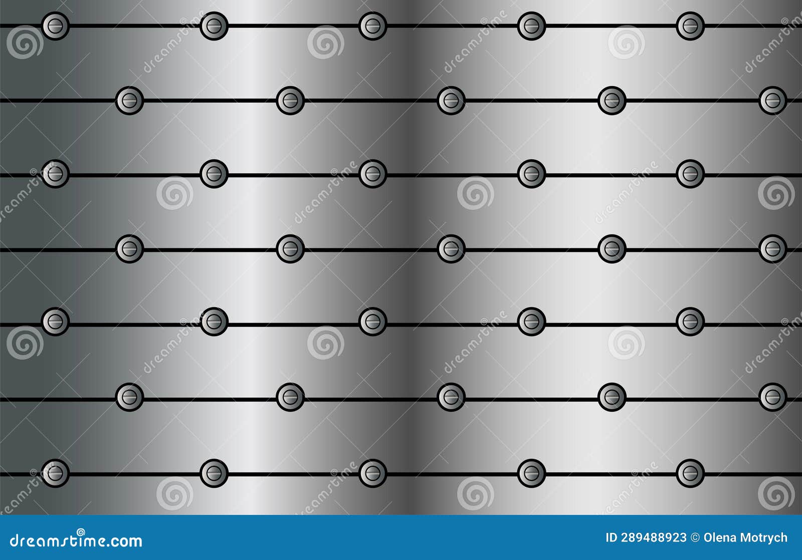 Vector Background with Metallic Effects. Steel Gradient. Stock Vector ...