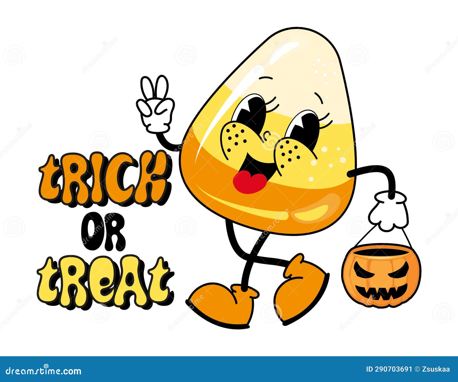 Corn Character Got Shocked Isolated On A White Background. Corn ...