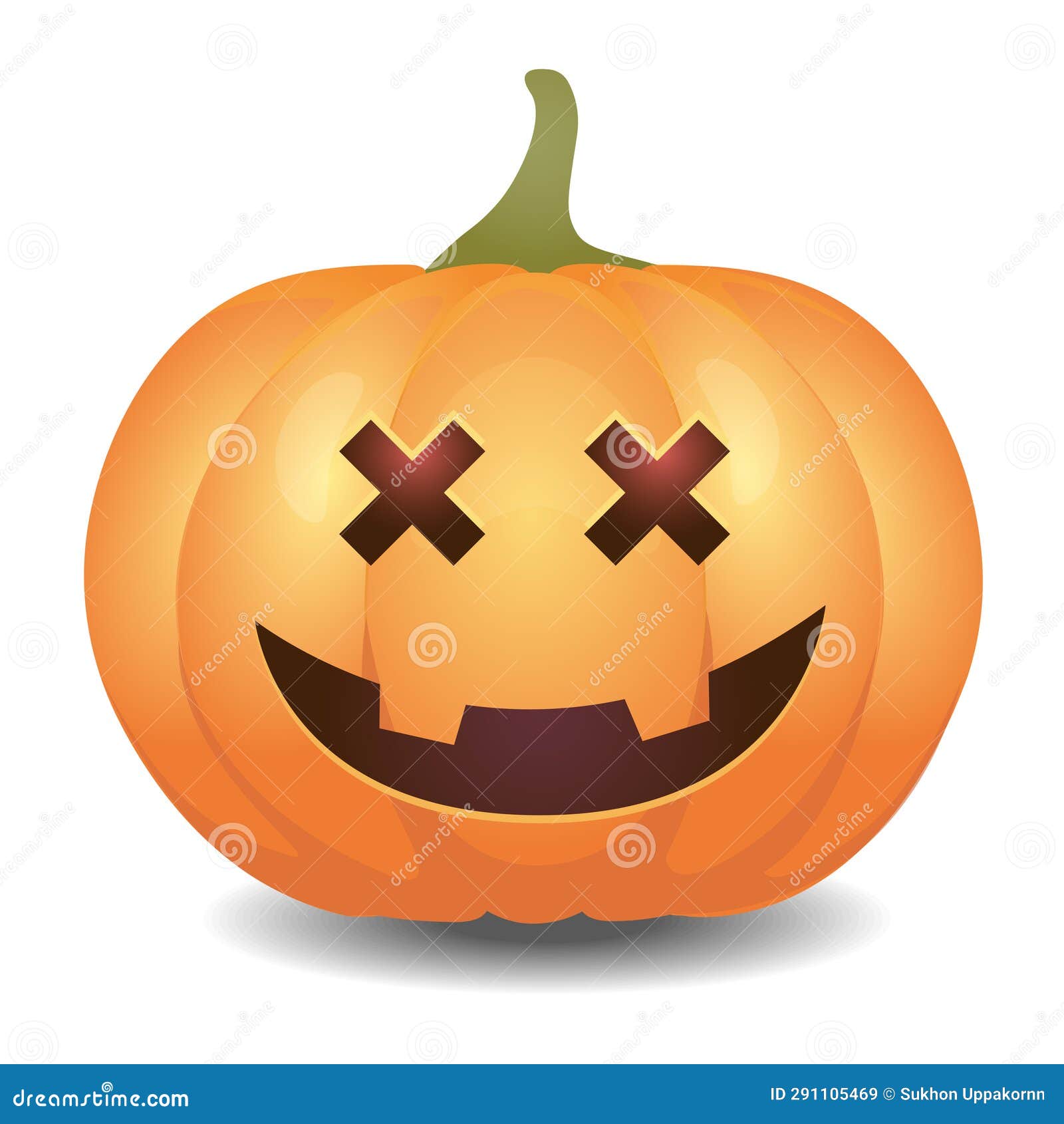 Halloween Pumpkin Smile Face Stock Vector - Illustration of garden ...