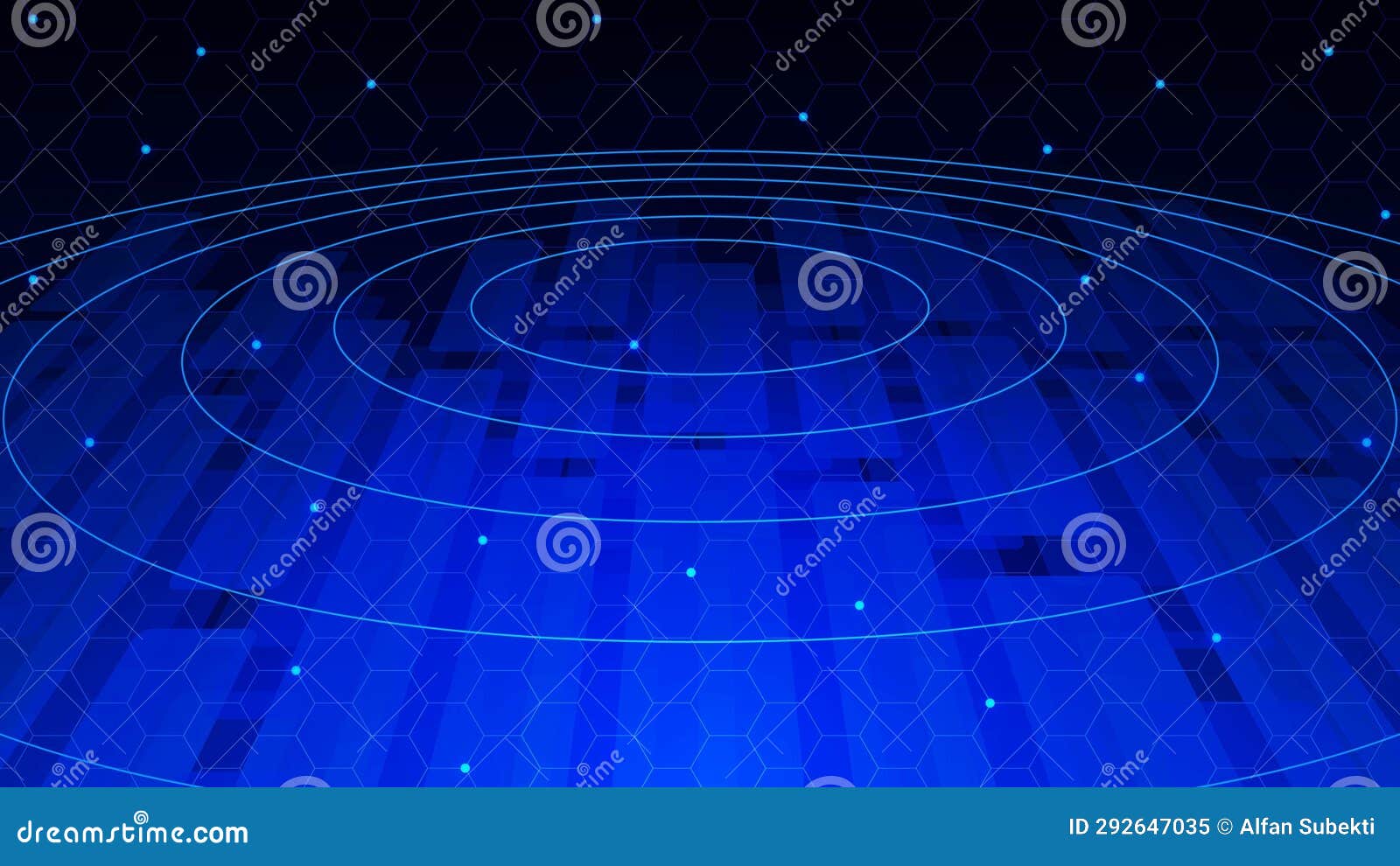 Abstract Digital Technology and Cyber Information with Circle ...