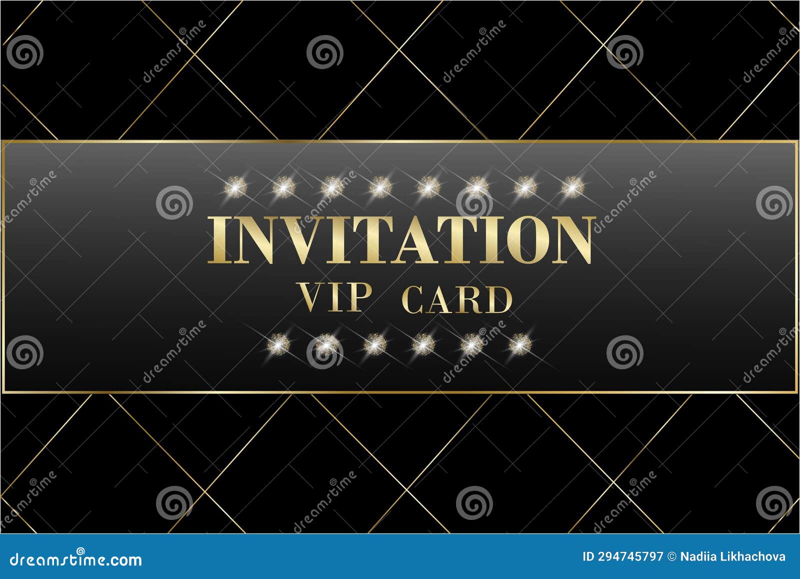 Premium Invitation VIP Card. Luxury Business Card Design Template in ...