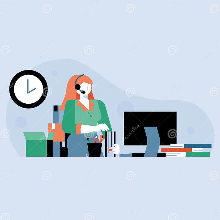 The Art of Customer Service -Visualizing Support Stock Illustration ...