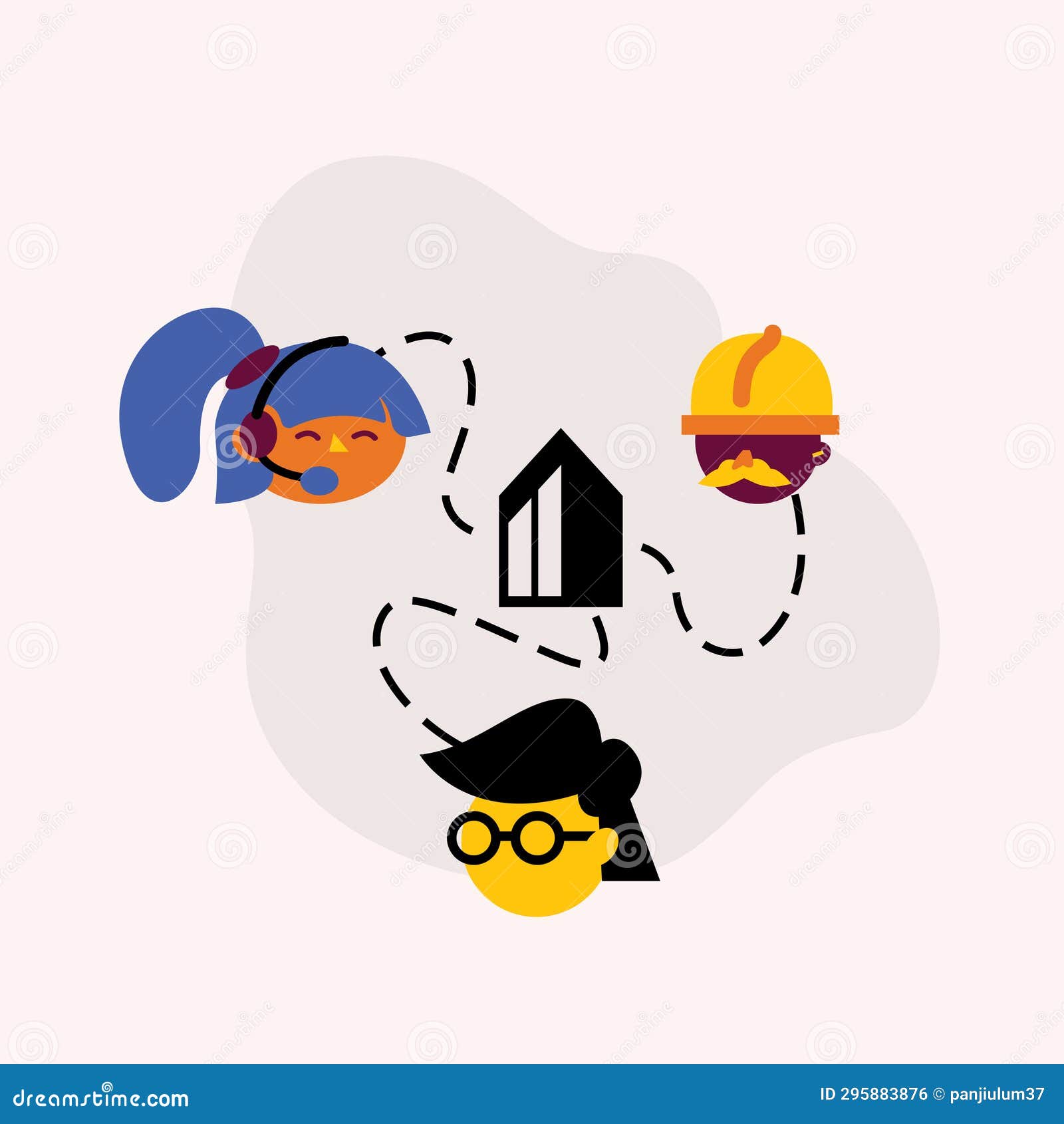 Progressive Customer Service Scenarios Stock Illustration ...