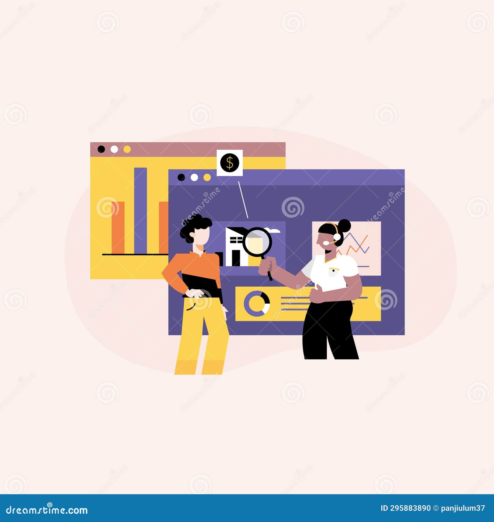 Redefining Assistance Visualizing Progressive Customer Care Stock ...