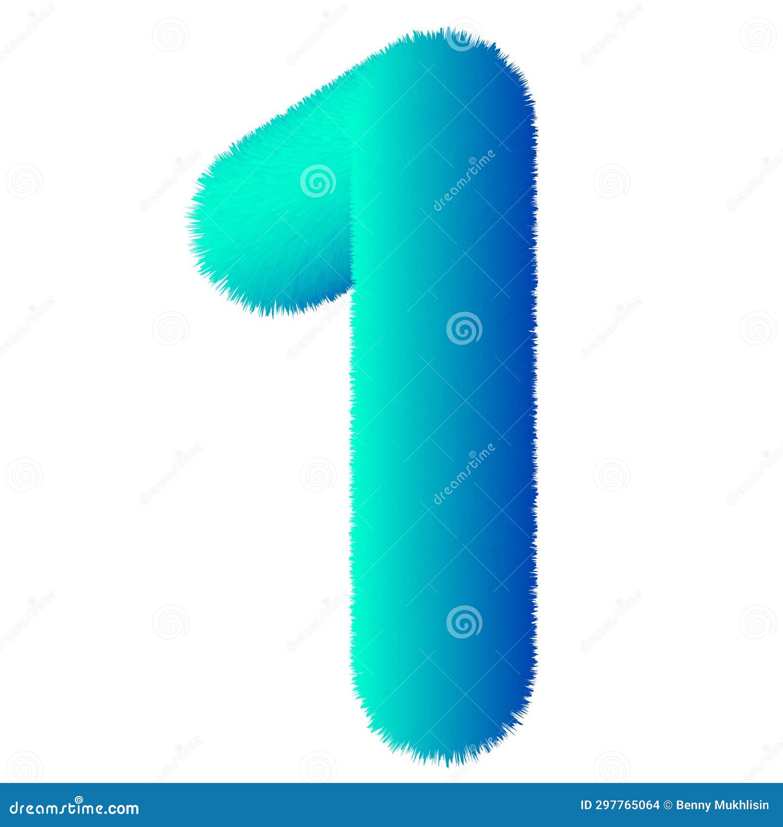 Illustrative Image of Numbers One Stock Illustration - Illustration of ...