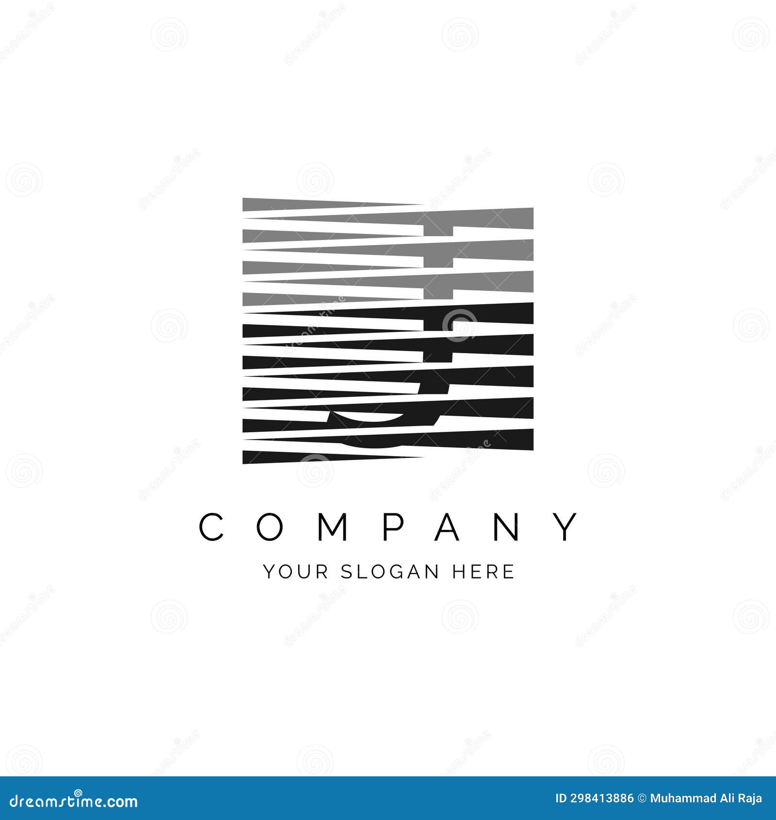 Letter J Logo, Abstract Modern Square Design Suitable for Web and ...