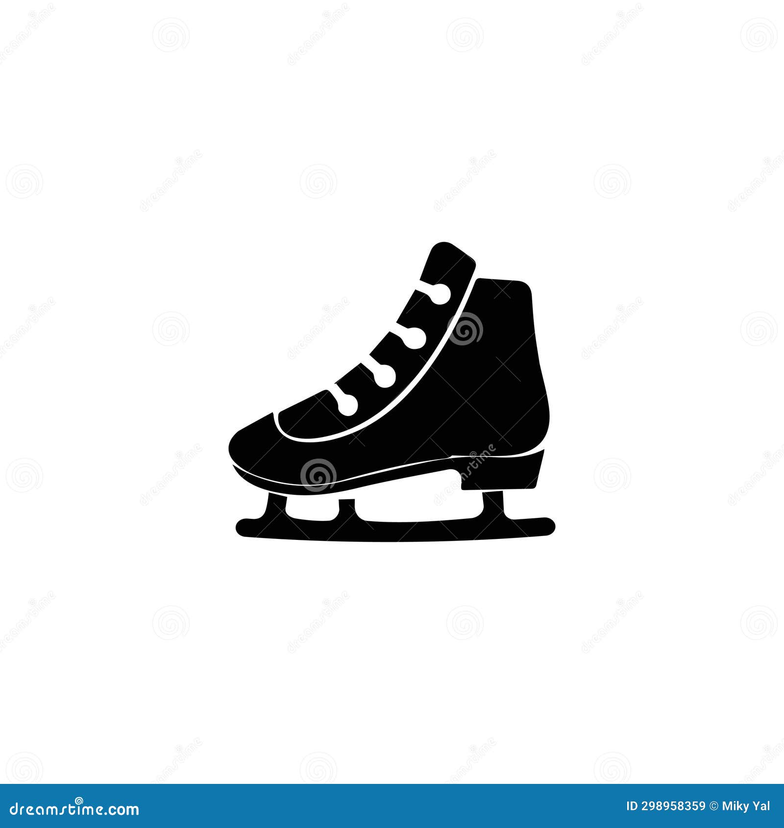 Ice Skating Icon in Different Style Vector Illustration Stock Vector ...