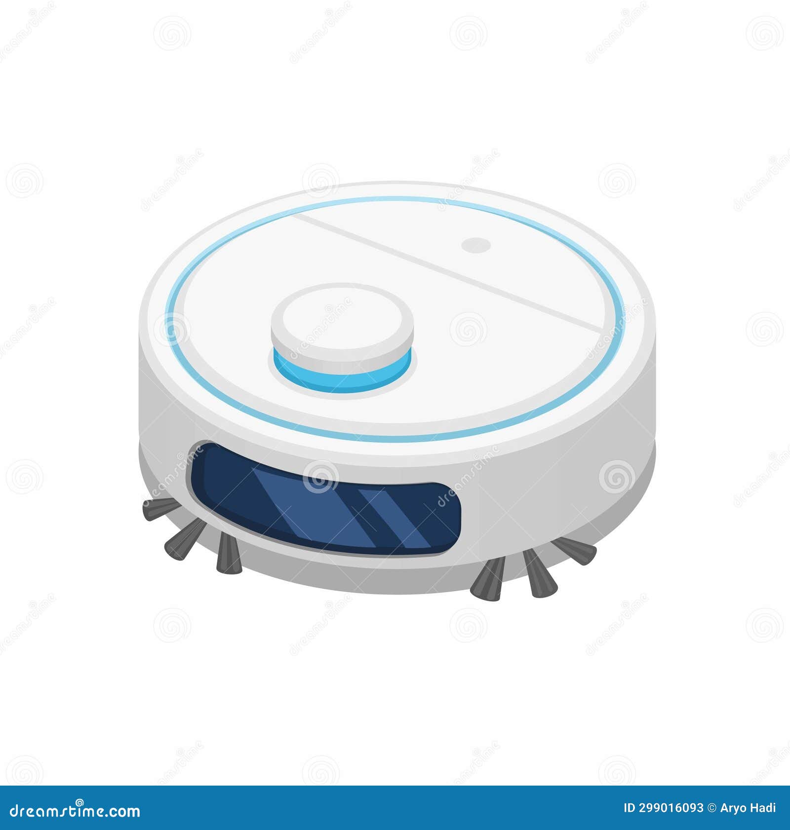 Robot Cleaner Technology Illustration Vector Stock Vector ...