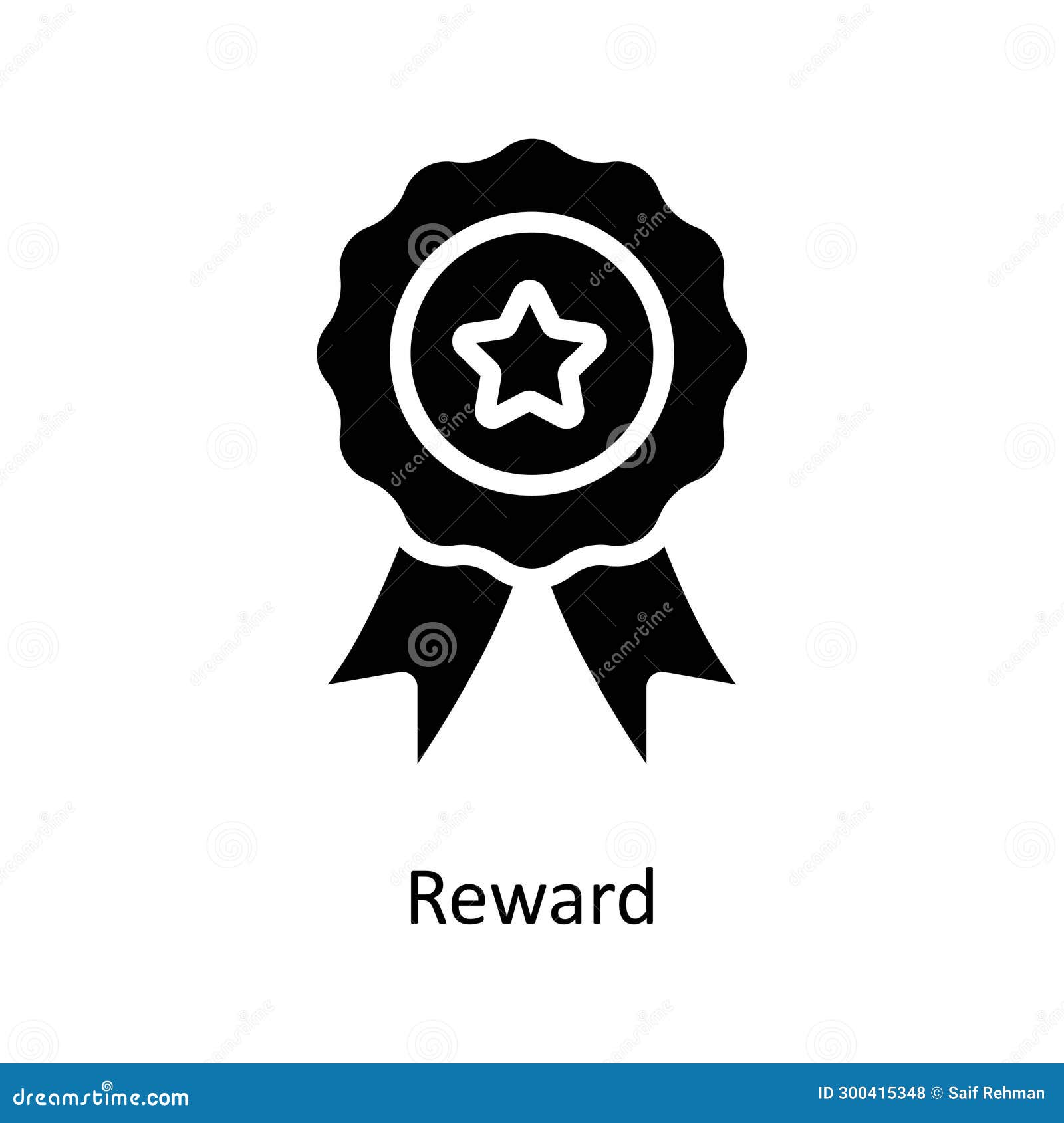 Reward Vector Solid Icon Design Illustration. Business and Management ...