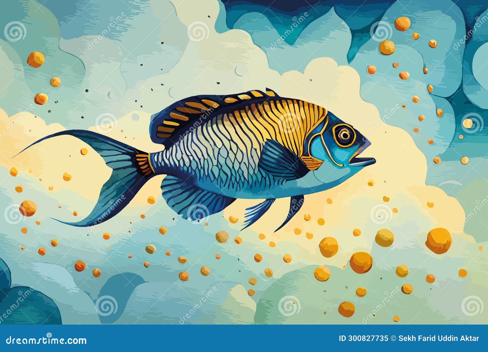 Butterfly Fish Watercolor Art and Illustration Created with AI Use Any ...