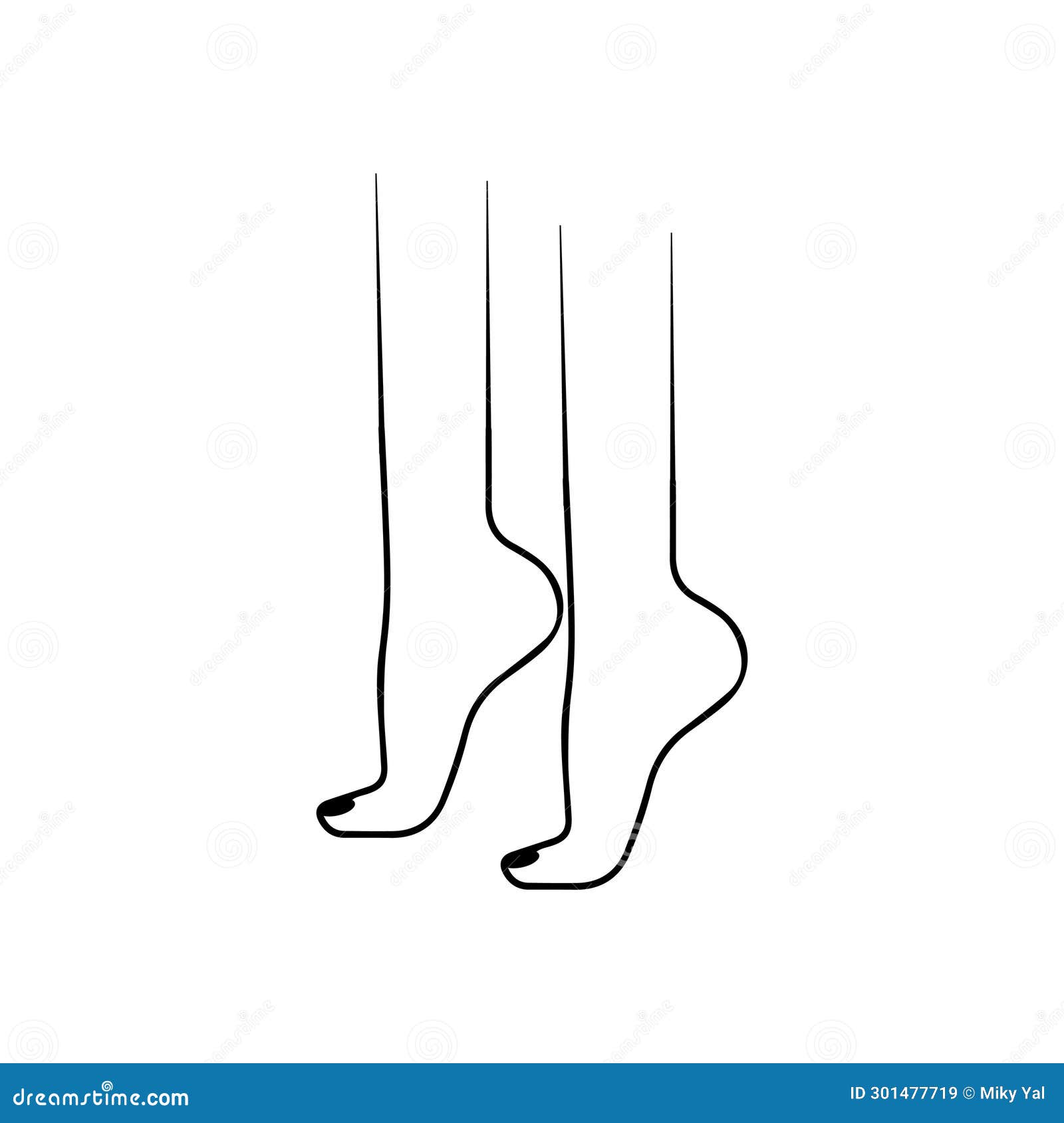 Foot Line Icon. Human Footprint Step Icon Stock Vector - Illustration ...