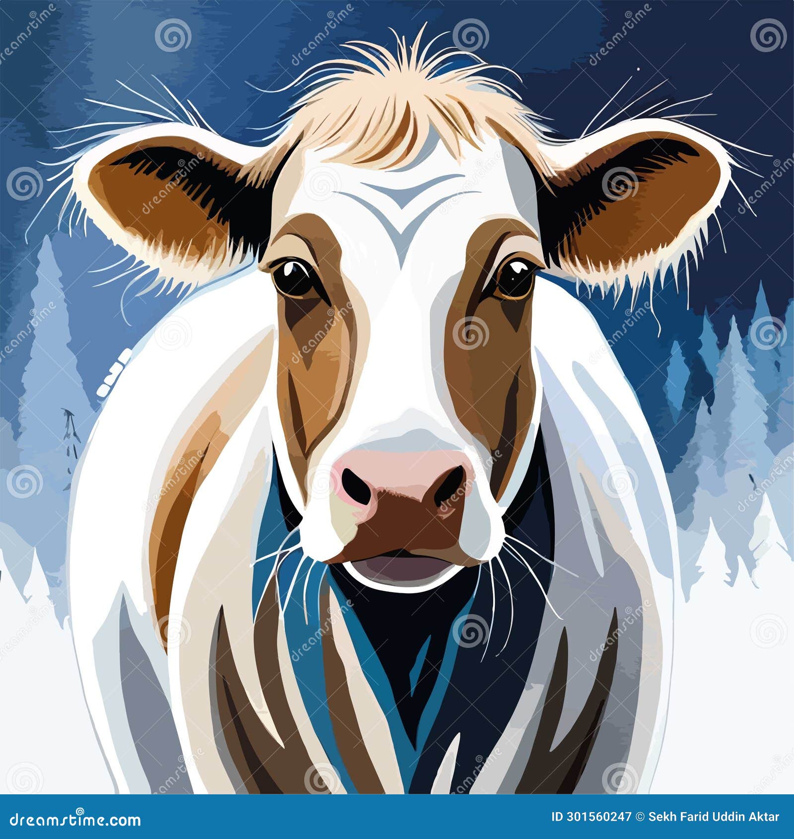 Caw Watercolor Art & Illustration on Nice Background AI Genereted Stock ...