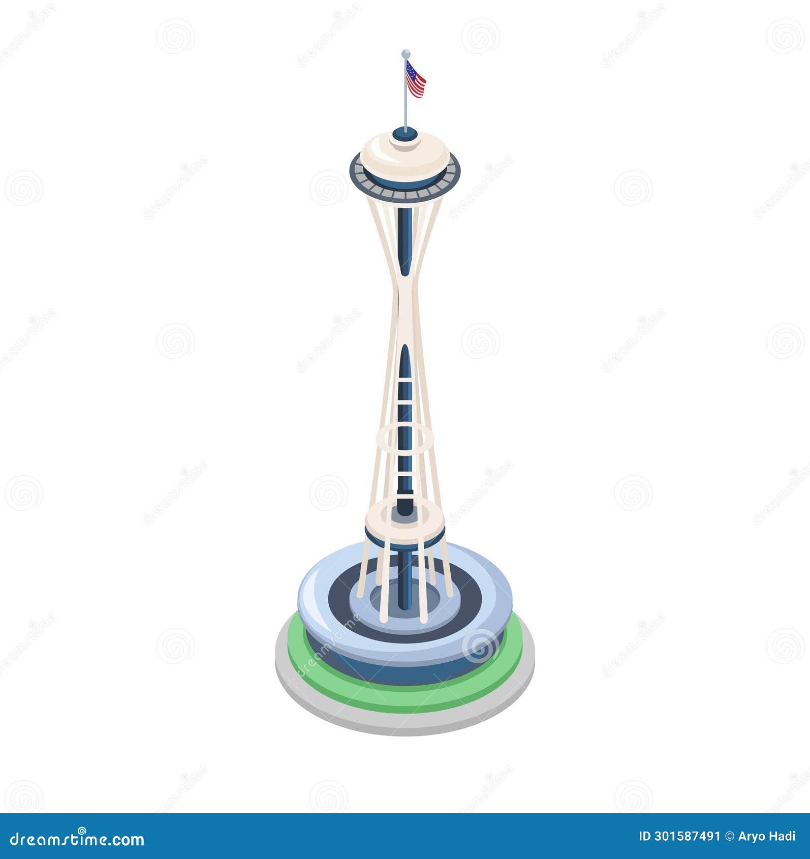 The Space Needle Observation Tower Seattle, Washington, United States ...