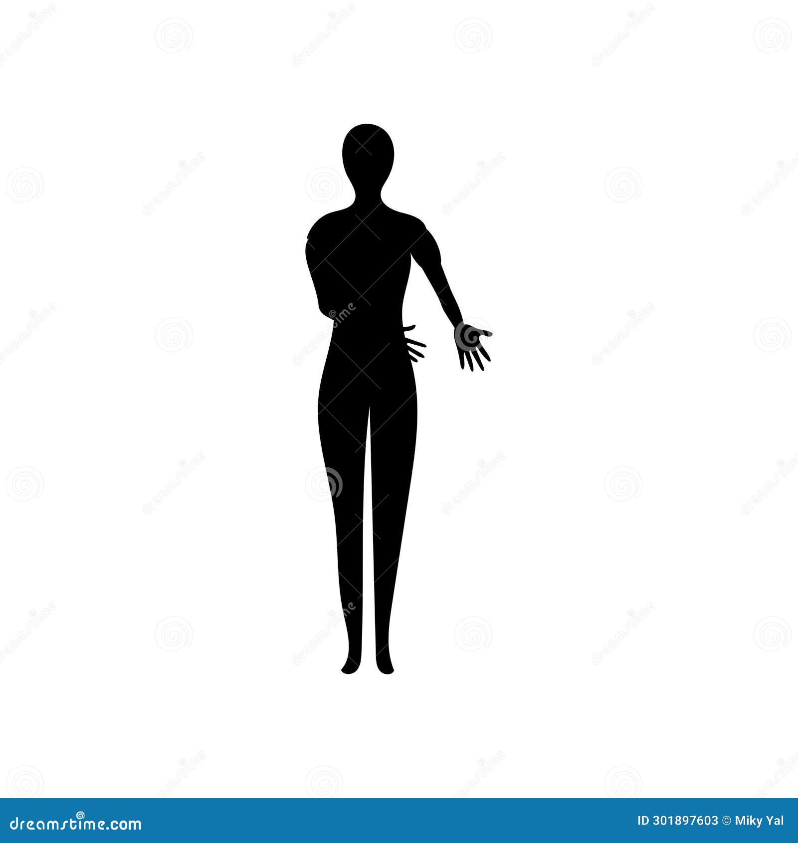 Human Full Body Icon Illustrations . Black Silhouettes of Men and Women ...