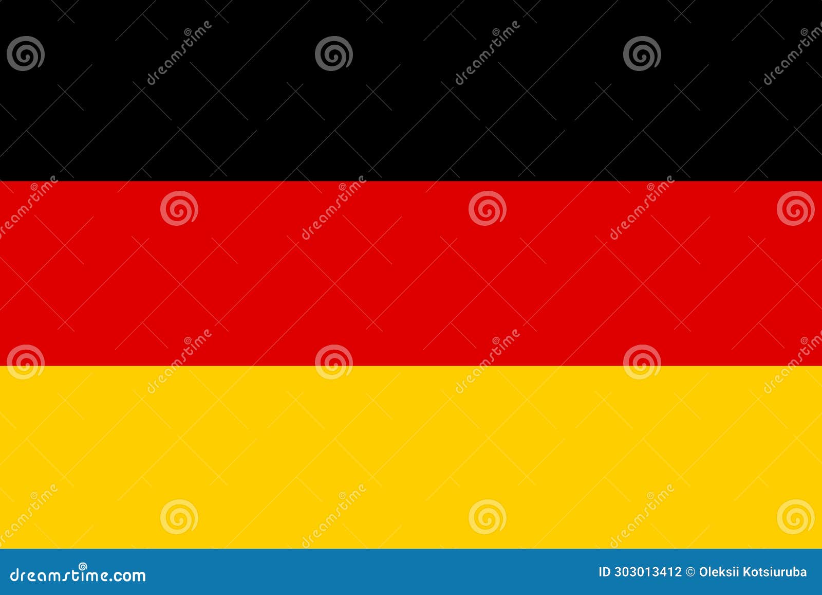 Flag of Germany. Standard Color. Standard Size. a Rectangular Flag ...