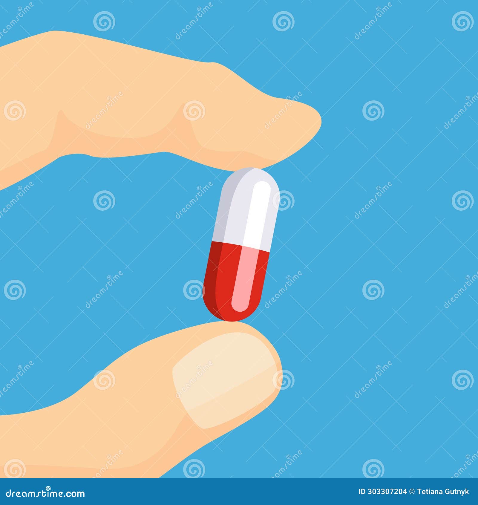 Hand Holding Pill. Treatment with Pharmaceutical Drugs or Dietary ...