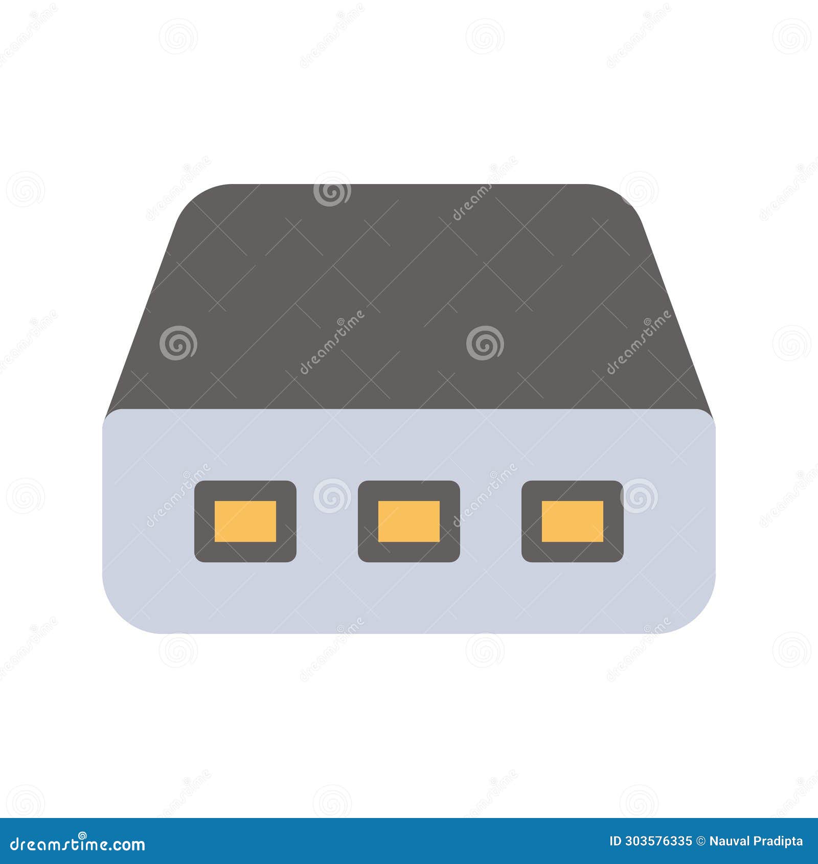 Network Switch Flat Style Icon Stock Vector - Illustration of vector ...