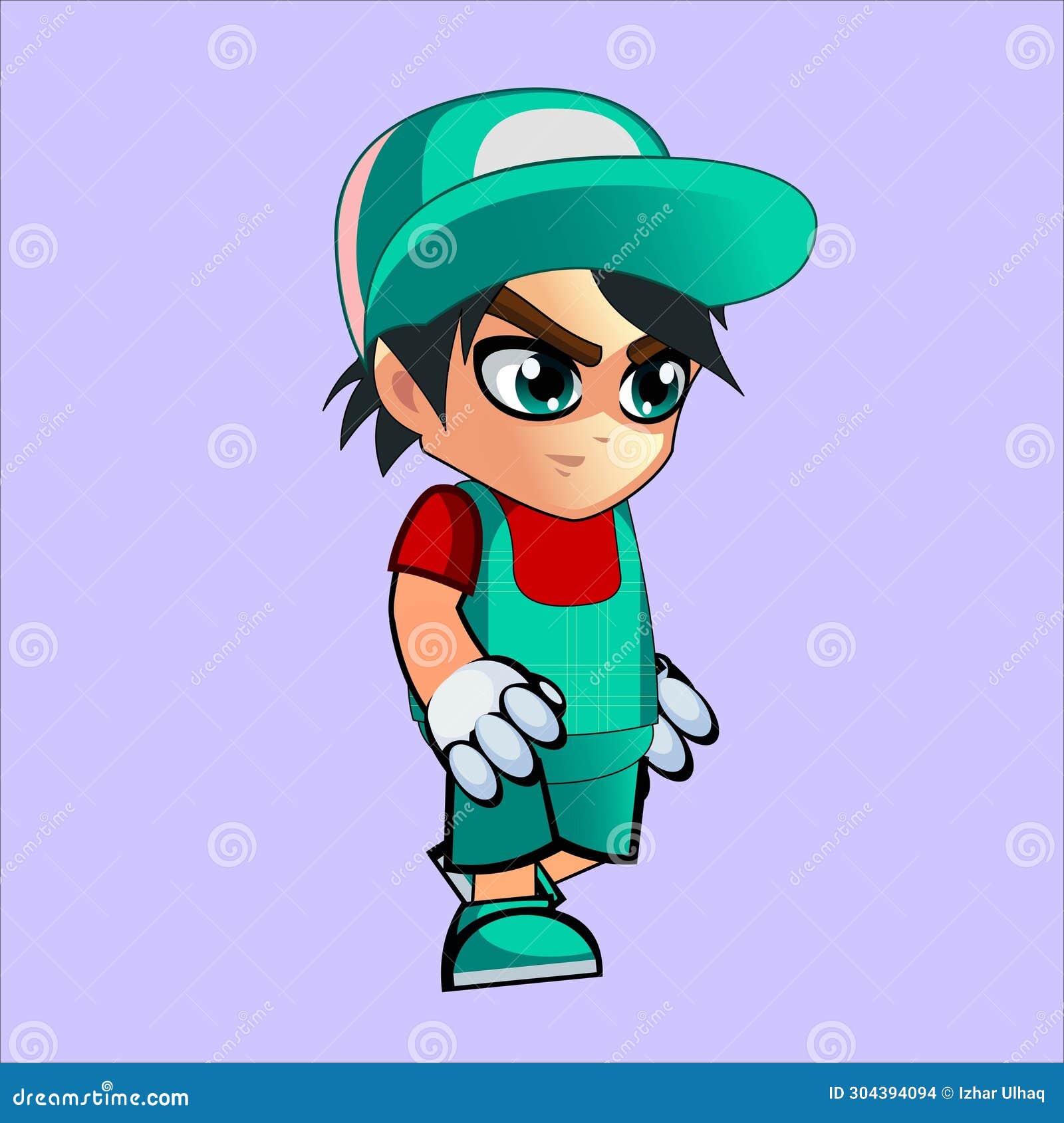 2d Character Run Animation Pose 7 Vector Illustration Stock Vector ...